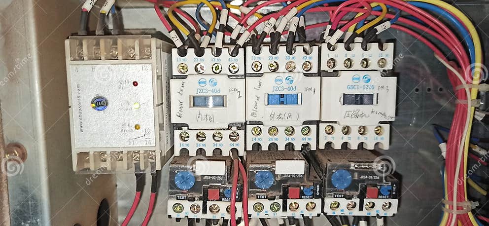 This is the AC power panel editorial stock photo. Image of lego - 262625043