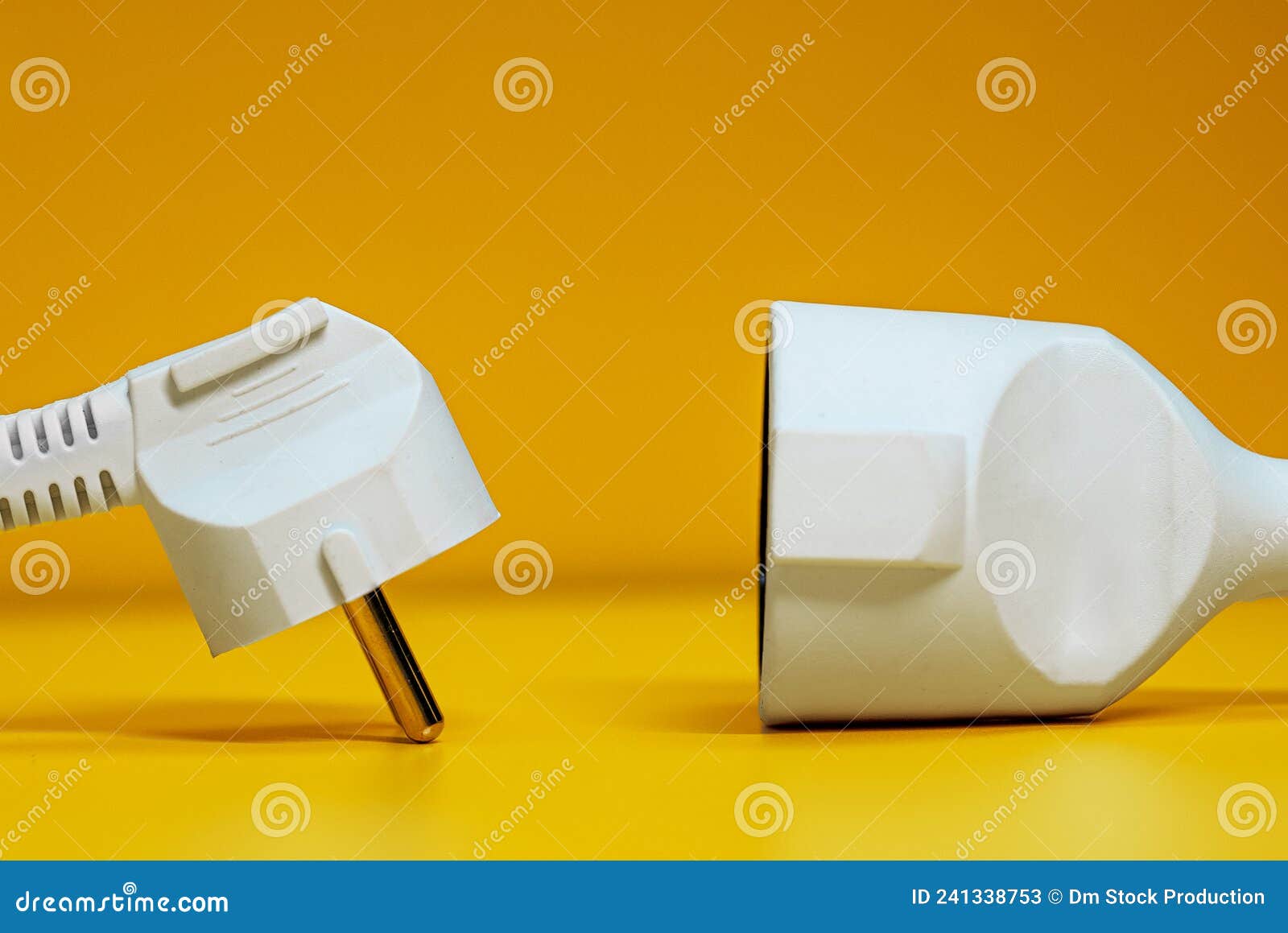 AC power plug stock image. Image of socket, energy, wire - 241338753