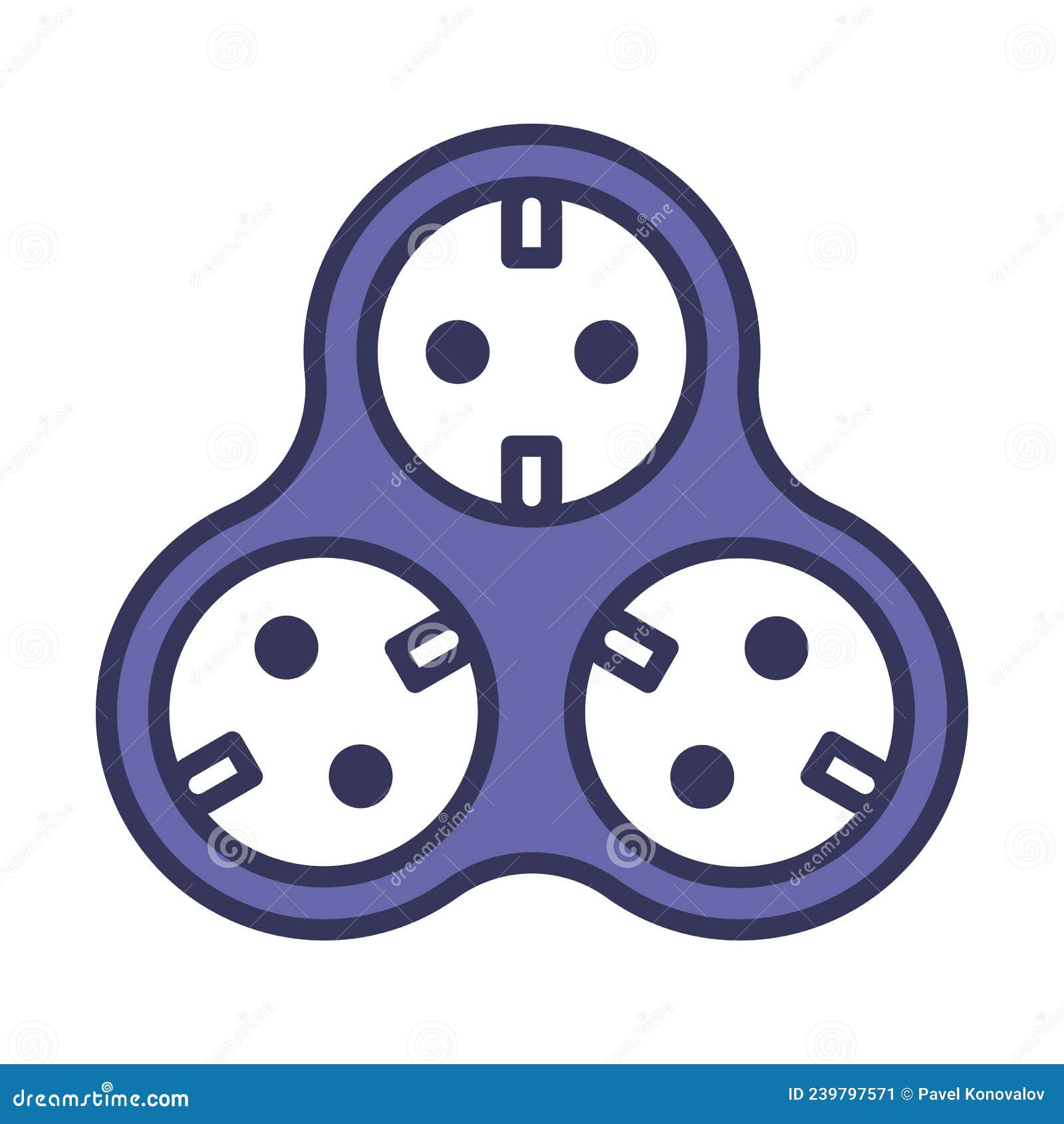 AC Splitter Icon stock vector. Illustration of energy - 239797571