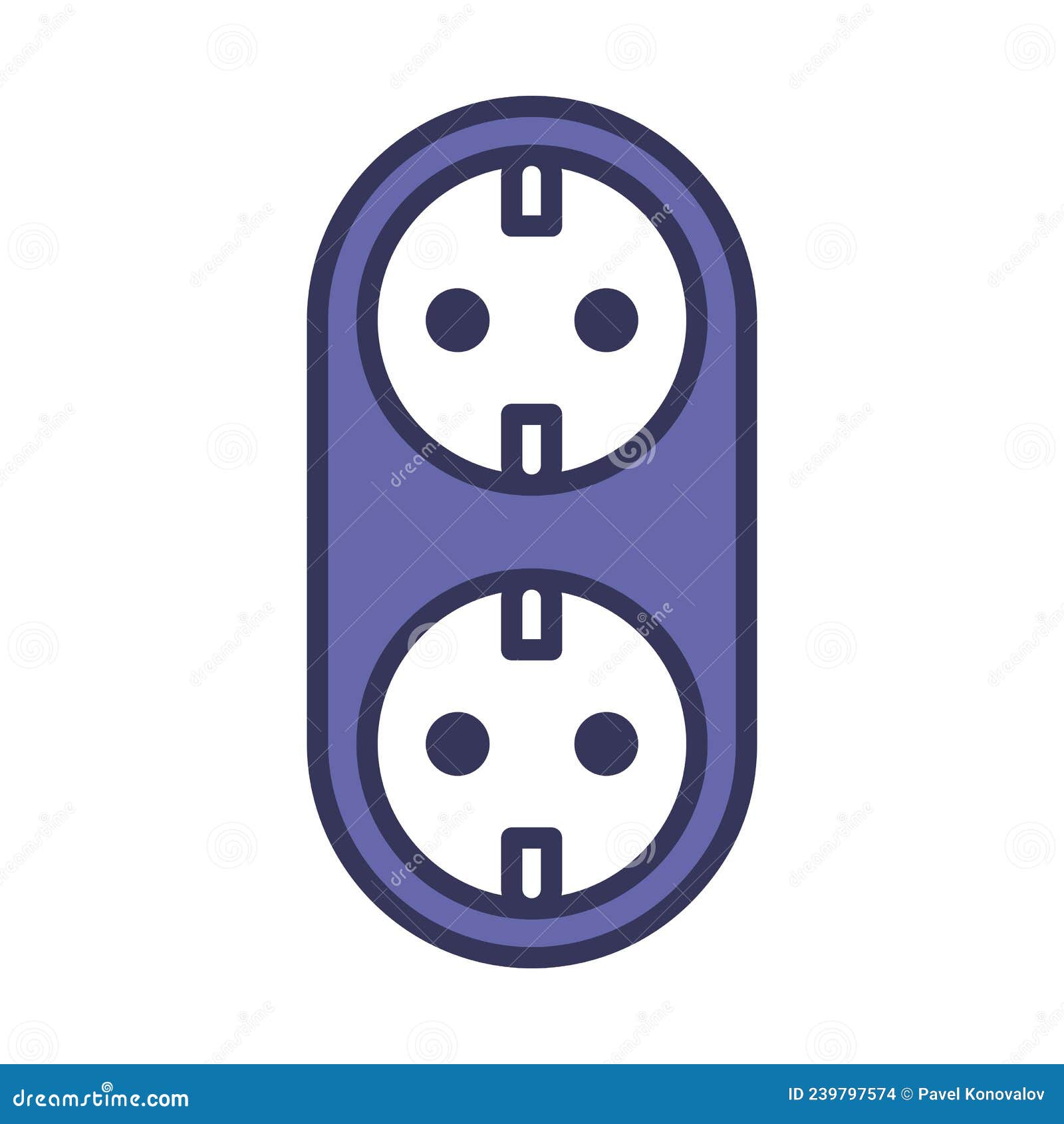 AC Splitter Icon stock vector. Illustration of sign - 239797574