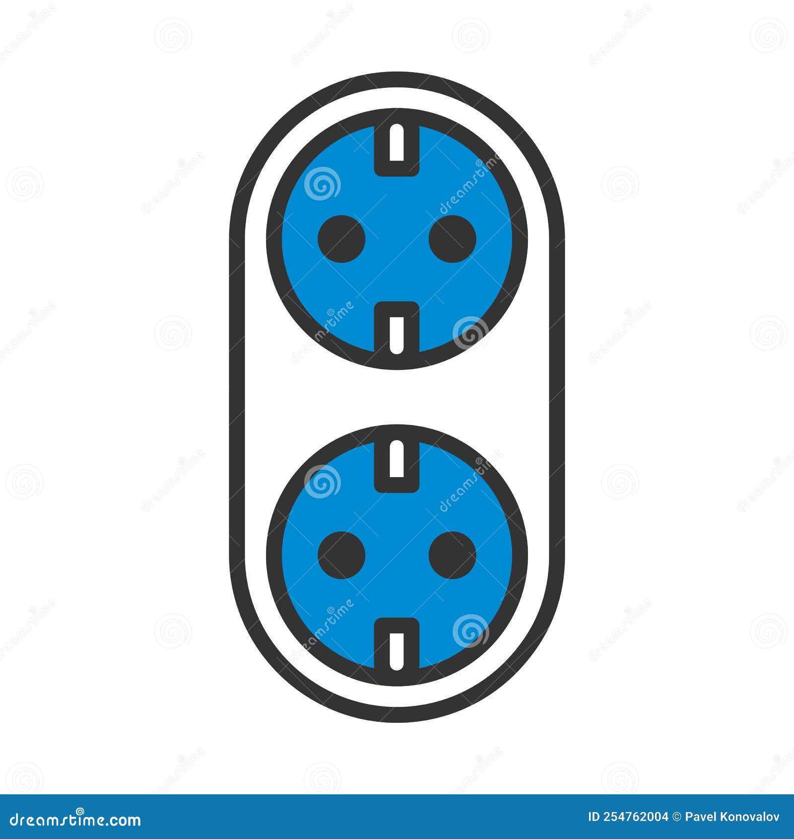 AC Splitter Icon stock vector. Illustration of equipment - 254762004