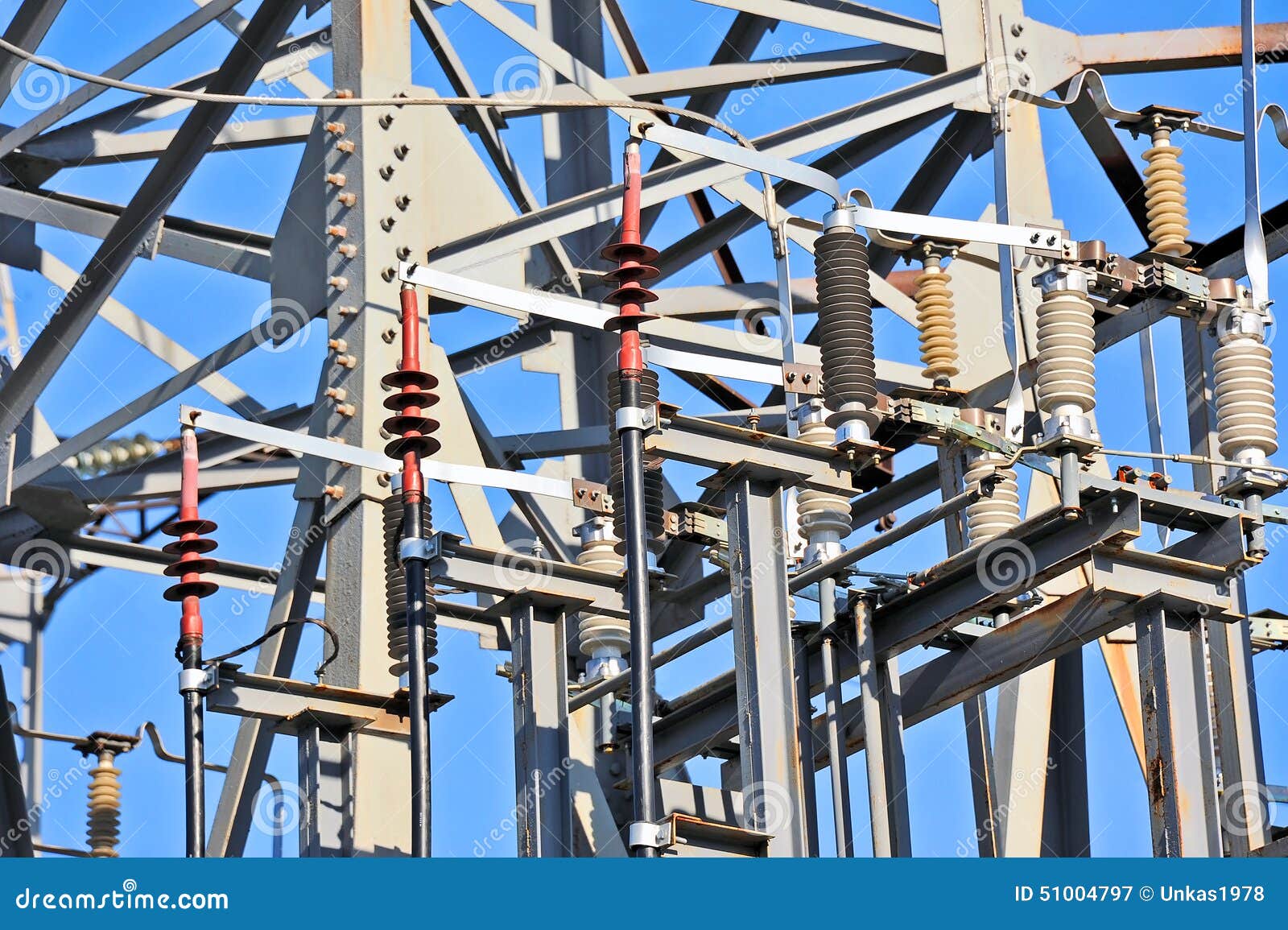 AC substation high voltage stock image. Image of industry - 51004797
