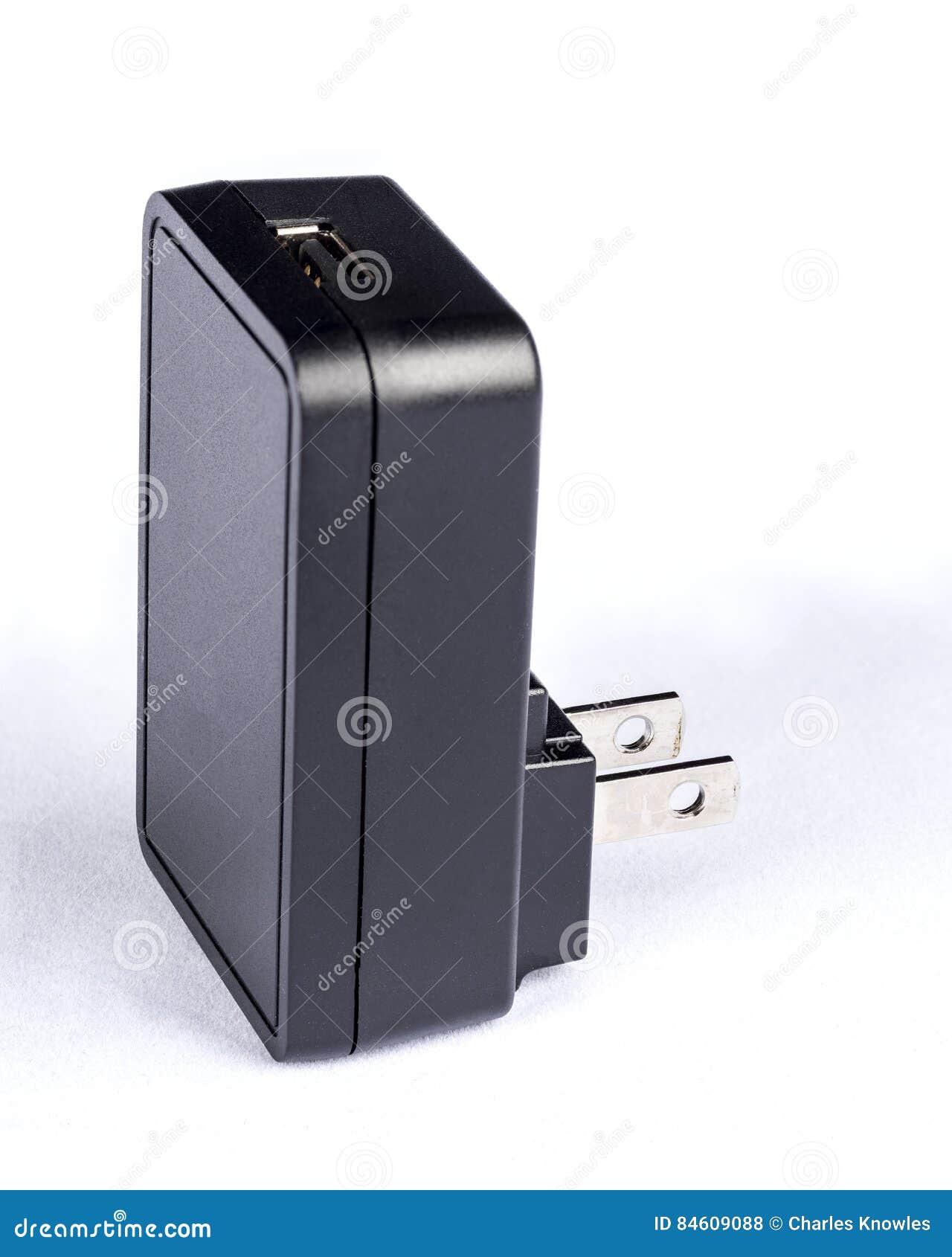 AC To USB Converter Plug for Computer Stock Photo - Image of coupler ...