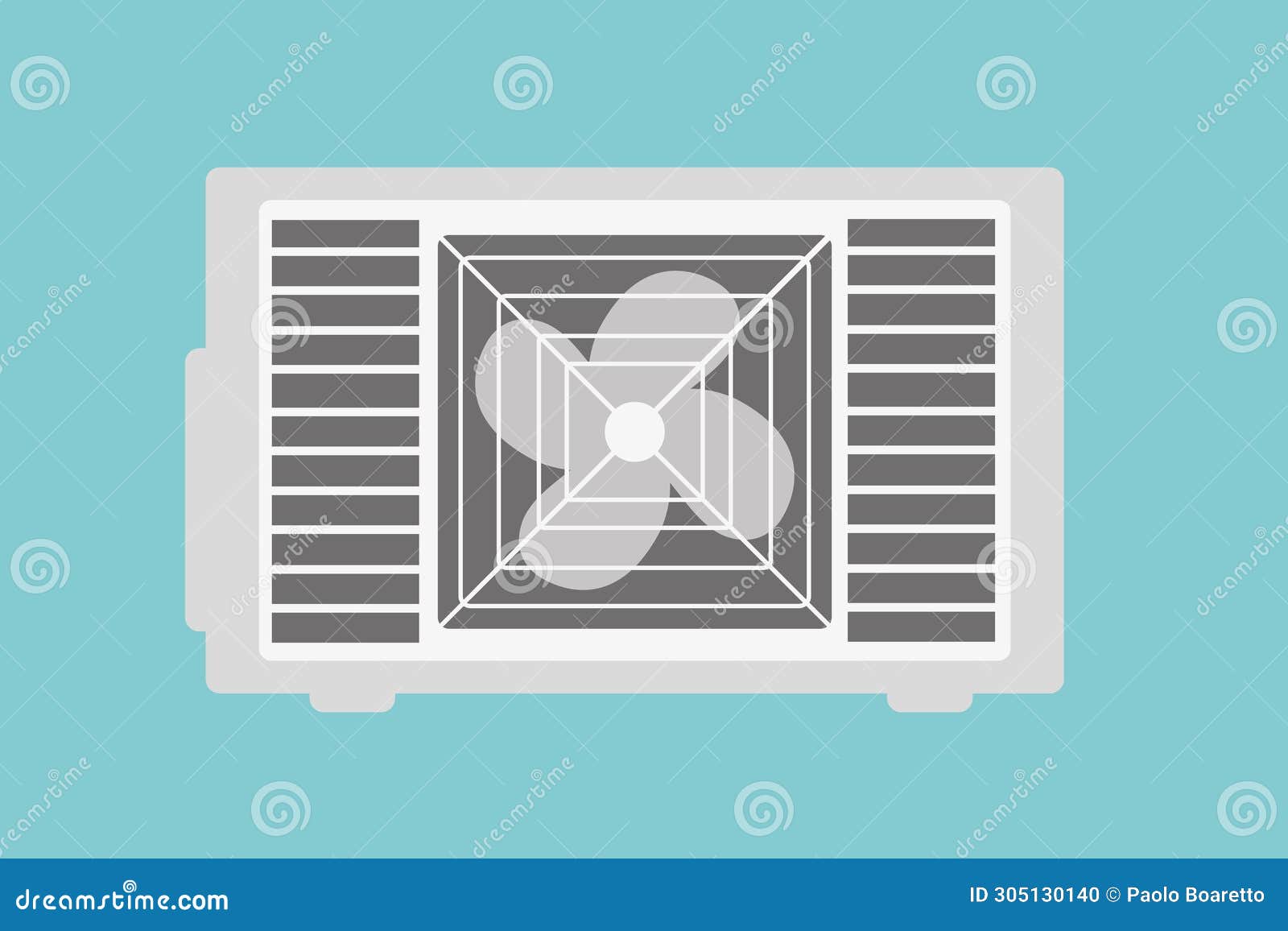 AC Vector Icon. Air Conditioner Split Temperature Wall Logo Cooling ...