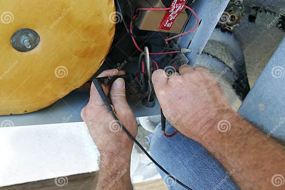 AC Voltage Test Closeup stock image. Image of service, cool - 118559