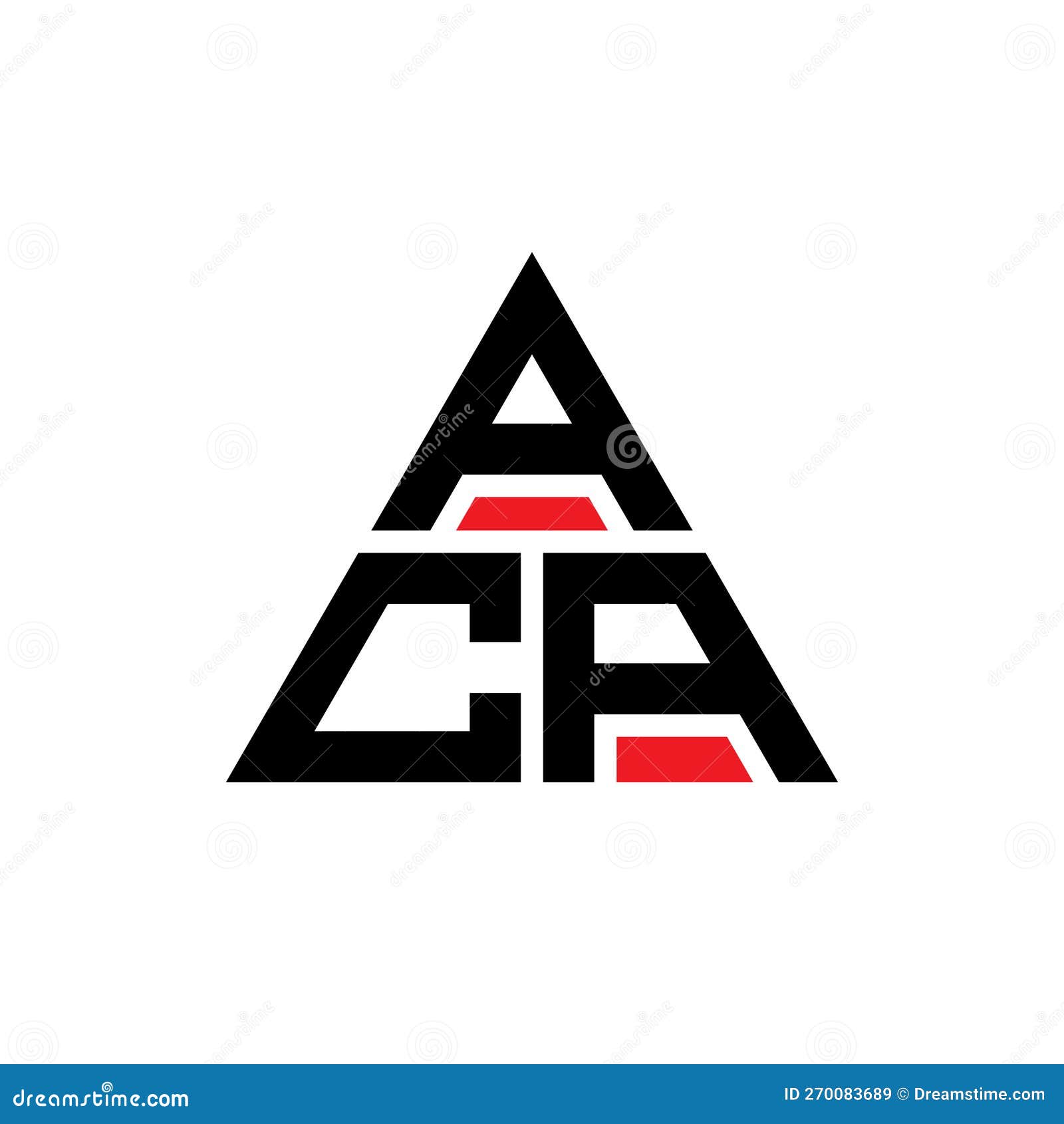 ACA Triangle Letter Logo Design With Triangle Shape. ACA Triangle Logo ...