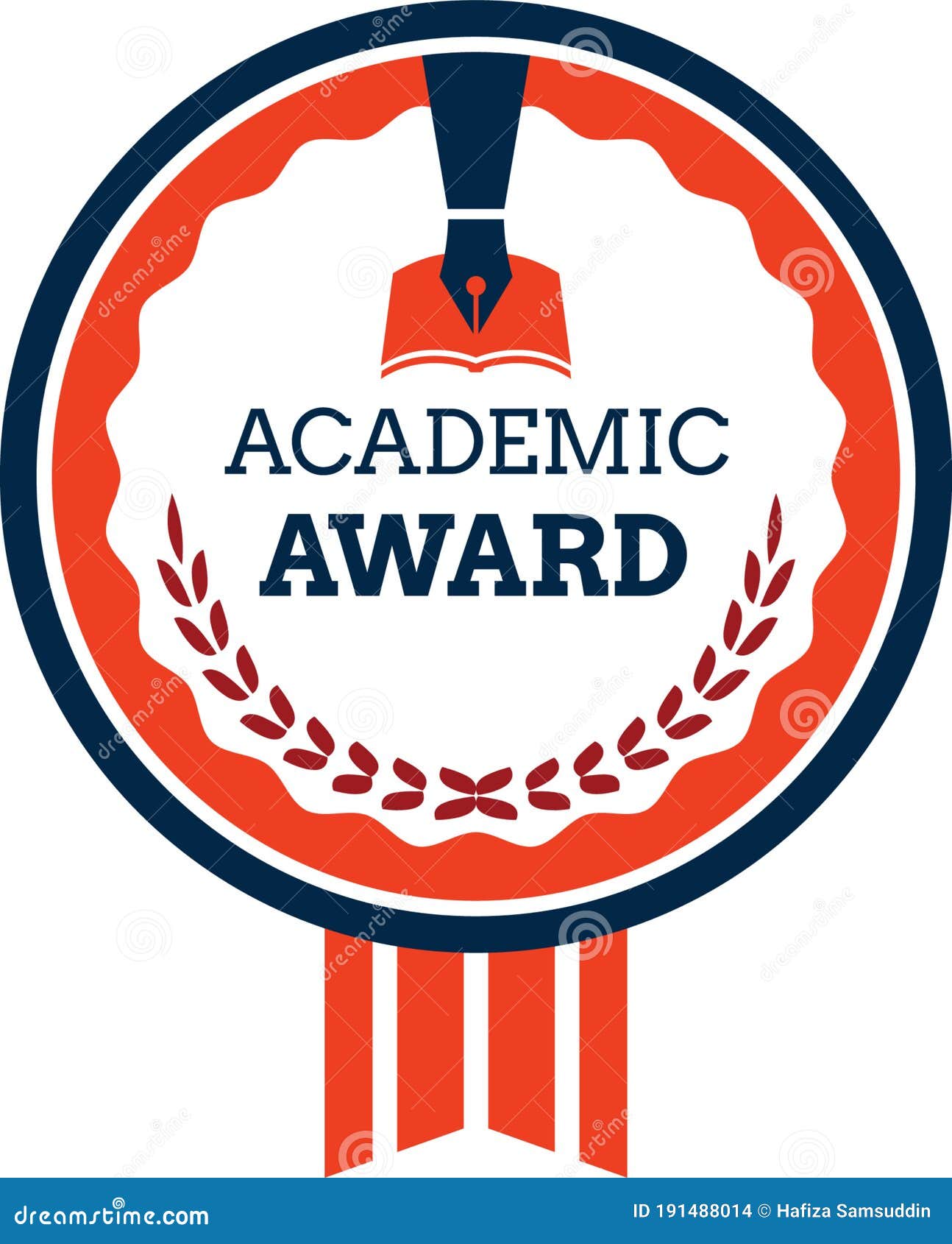 Academic Award Design. Vector Illustration Decorative Design Stock ...