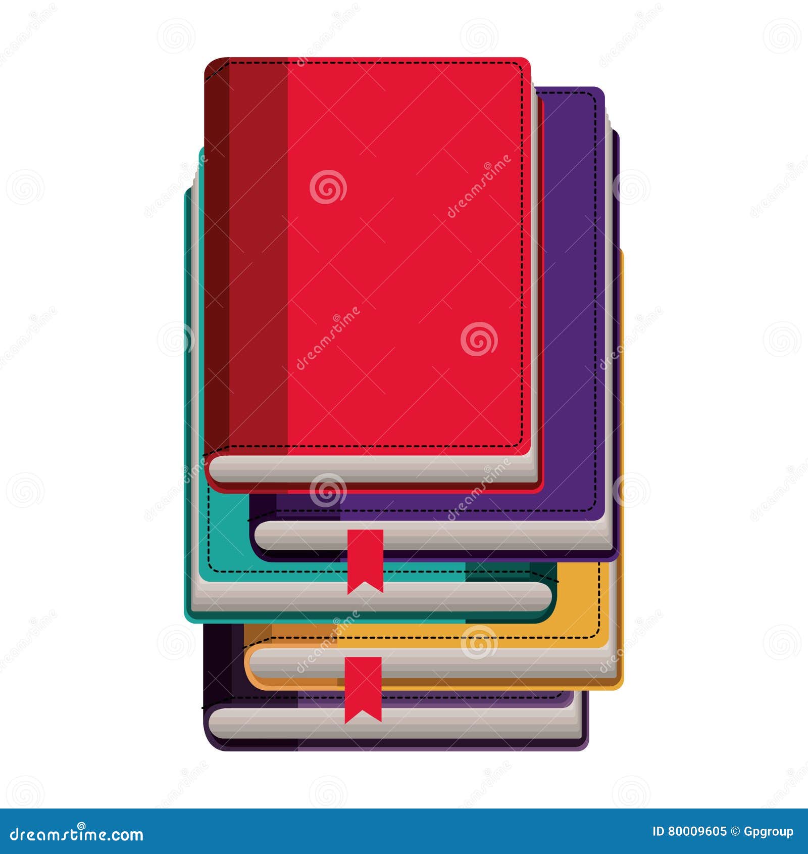 Academic books icon stock vector. Illustration of research - 80009605