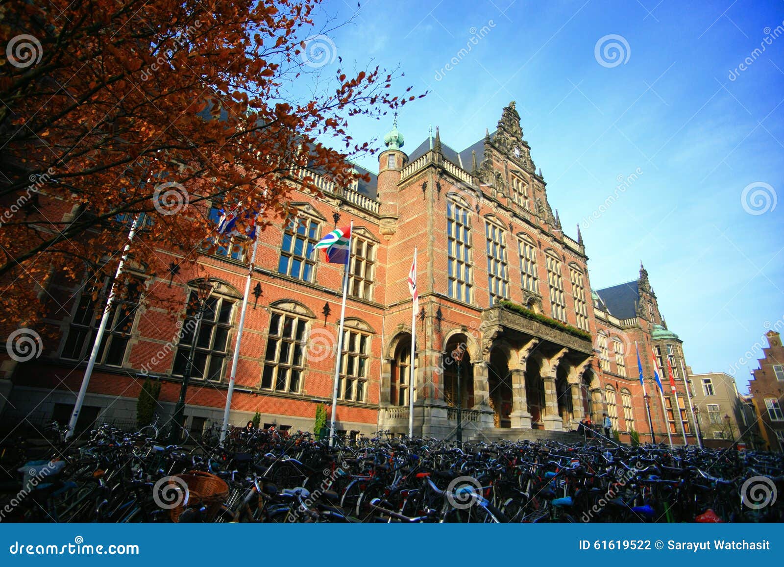 Academic Building of University of Groningen Stock Photo - Image of ...