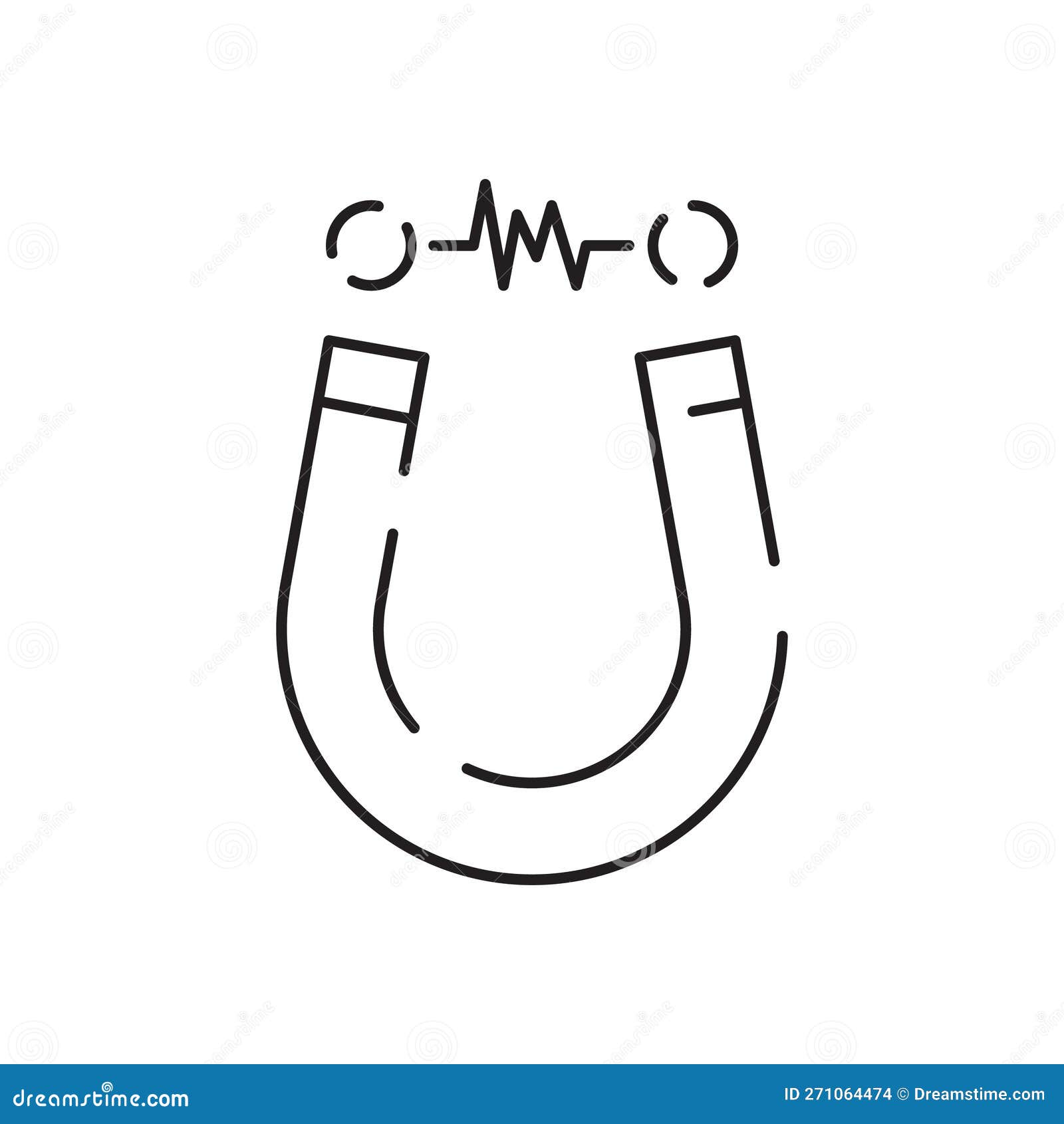 Academic Disciplines Physics Science Line Icon, Vector Illustration ...