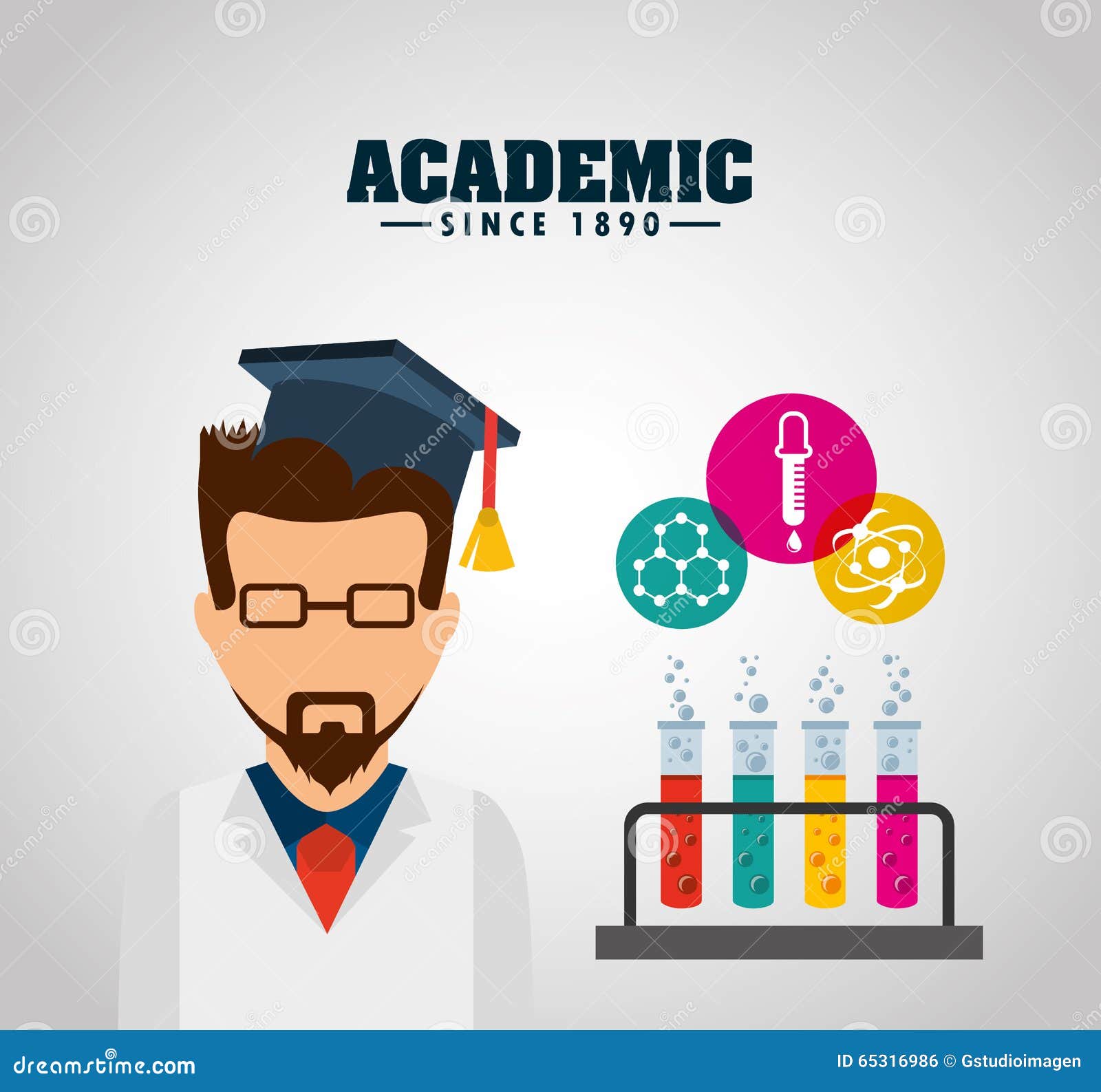 Academic education design stock illustration. Illustration of school ...