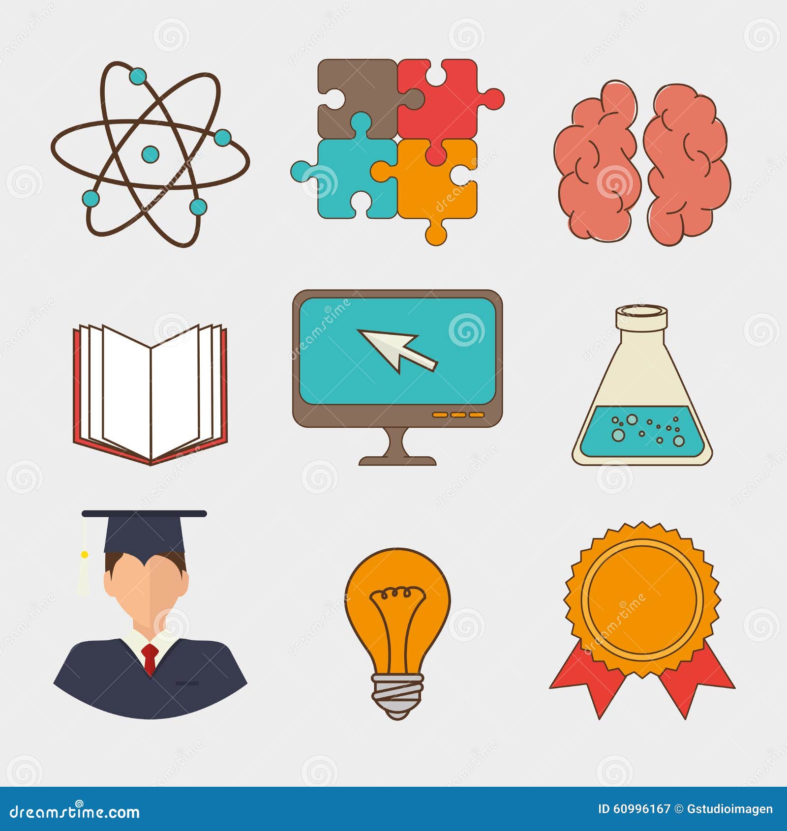 Academic education design. stock vector. Illustration of graduation ...