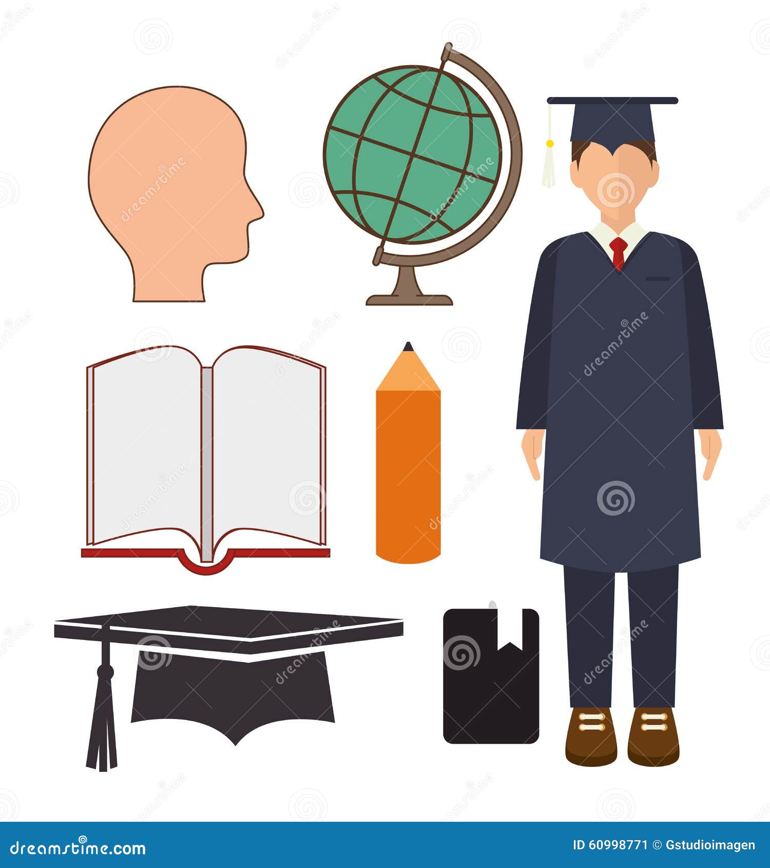 Academic education design. stock vector. Illustration of educational ...