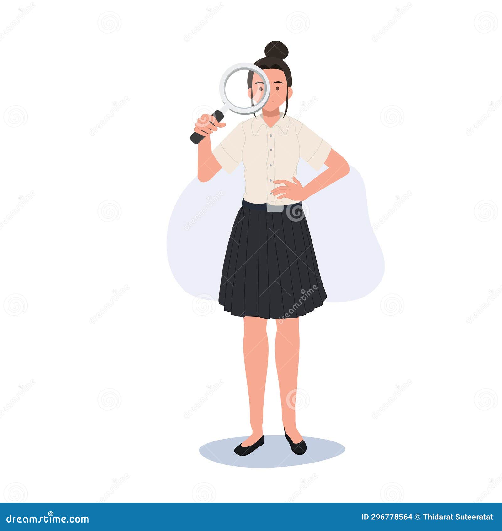 Academic Exploration And Study. Young Thai University Student In ...