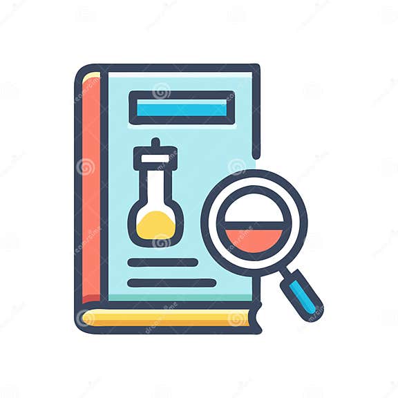 Academic Guide Icon for Research Stock Vector - Illustration of ...