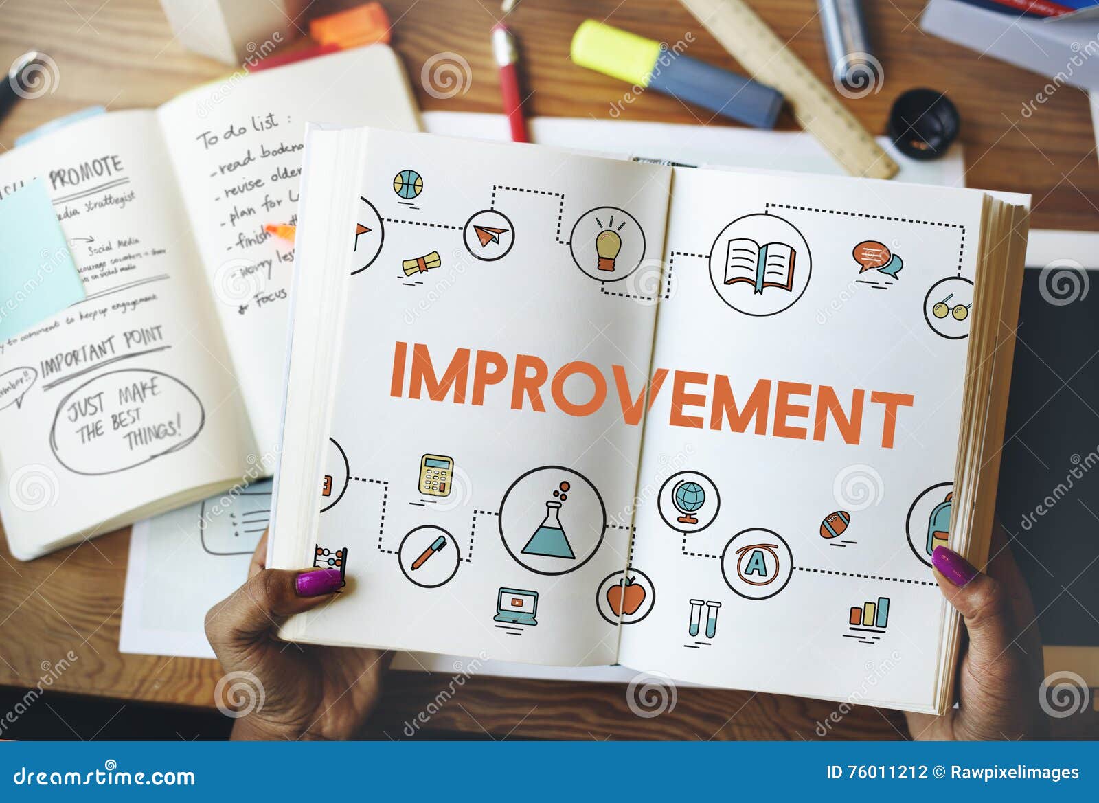Academic Knowledge Improvement Class Experiment Concept Stock Photo ...