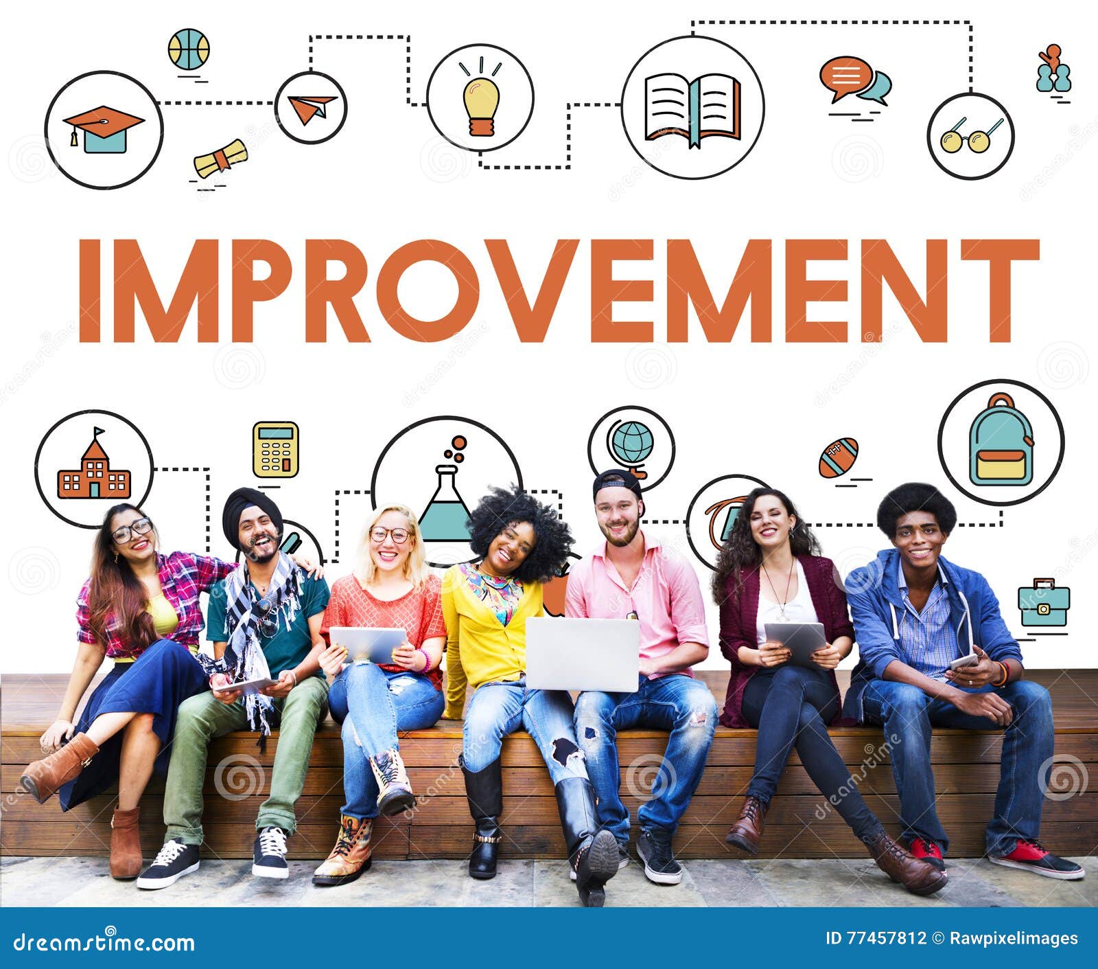 Academic Knowledge Improvement Class Experiment Concept Stock Photo ...