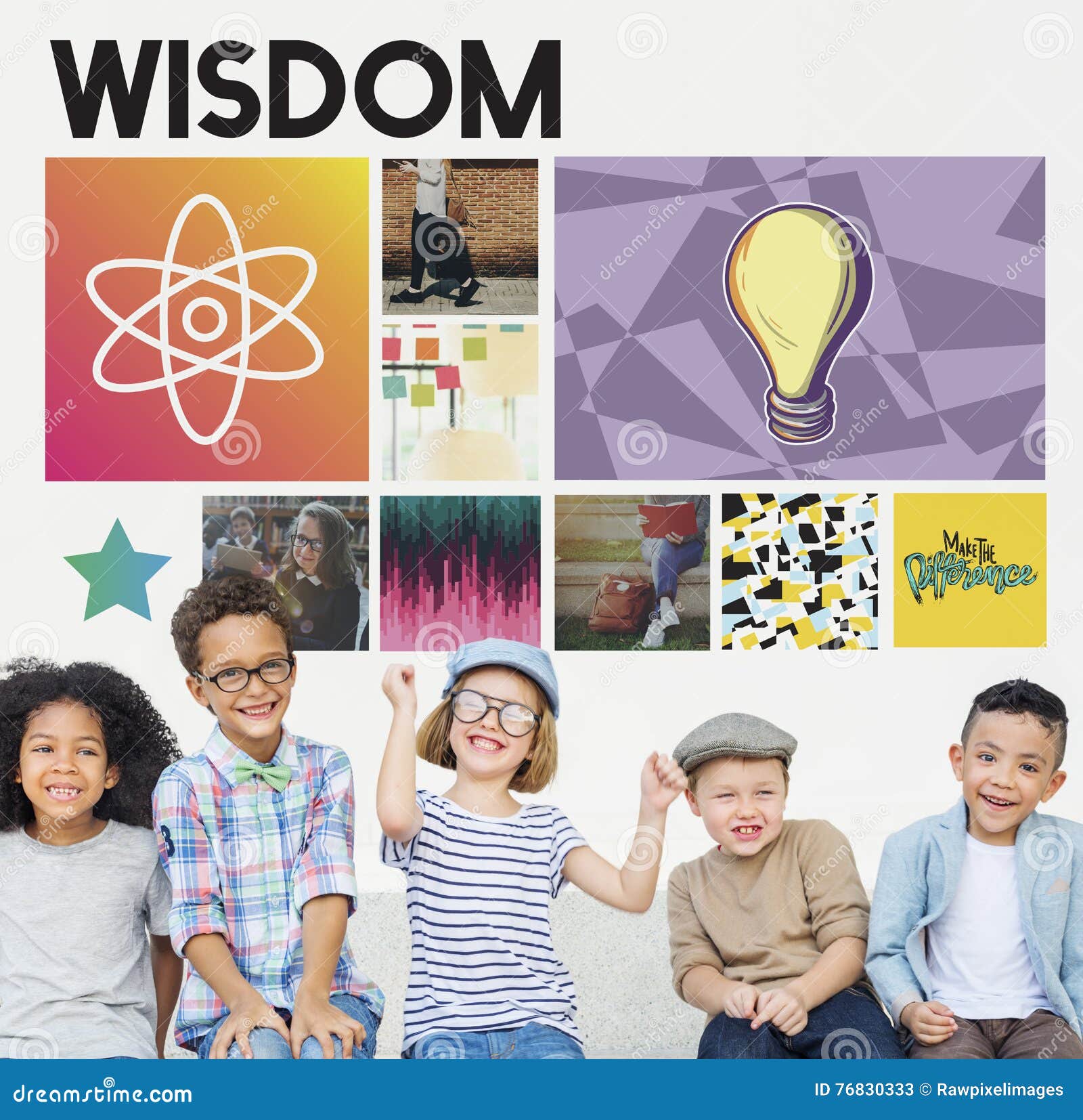 Academic Knowledge Learning Literacy Graphic Concept Stock Image ...