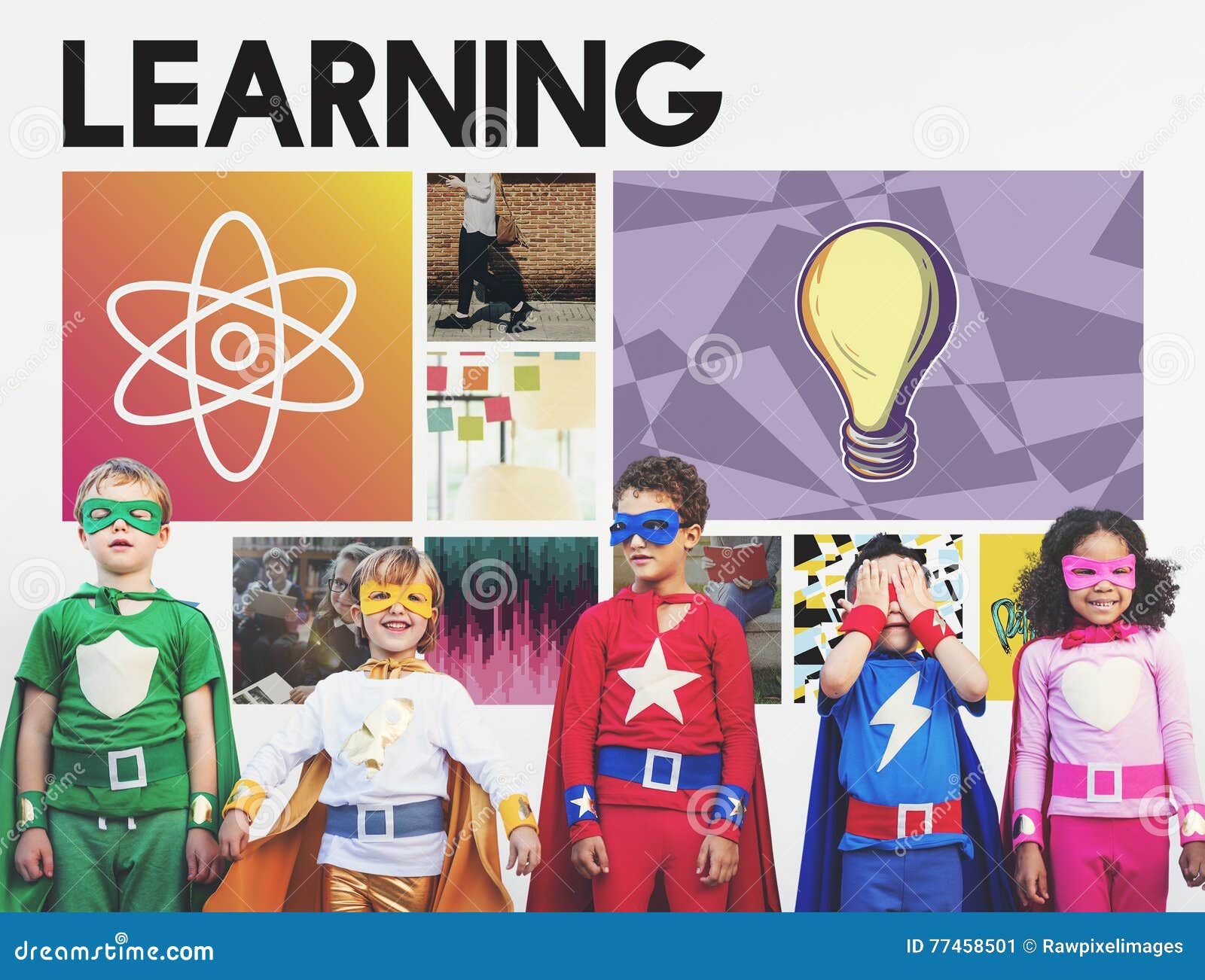 Academic Knowledge Learning Literacy Graphic Concept Stock Image ...