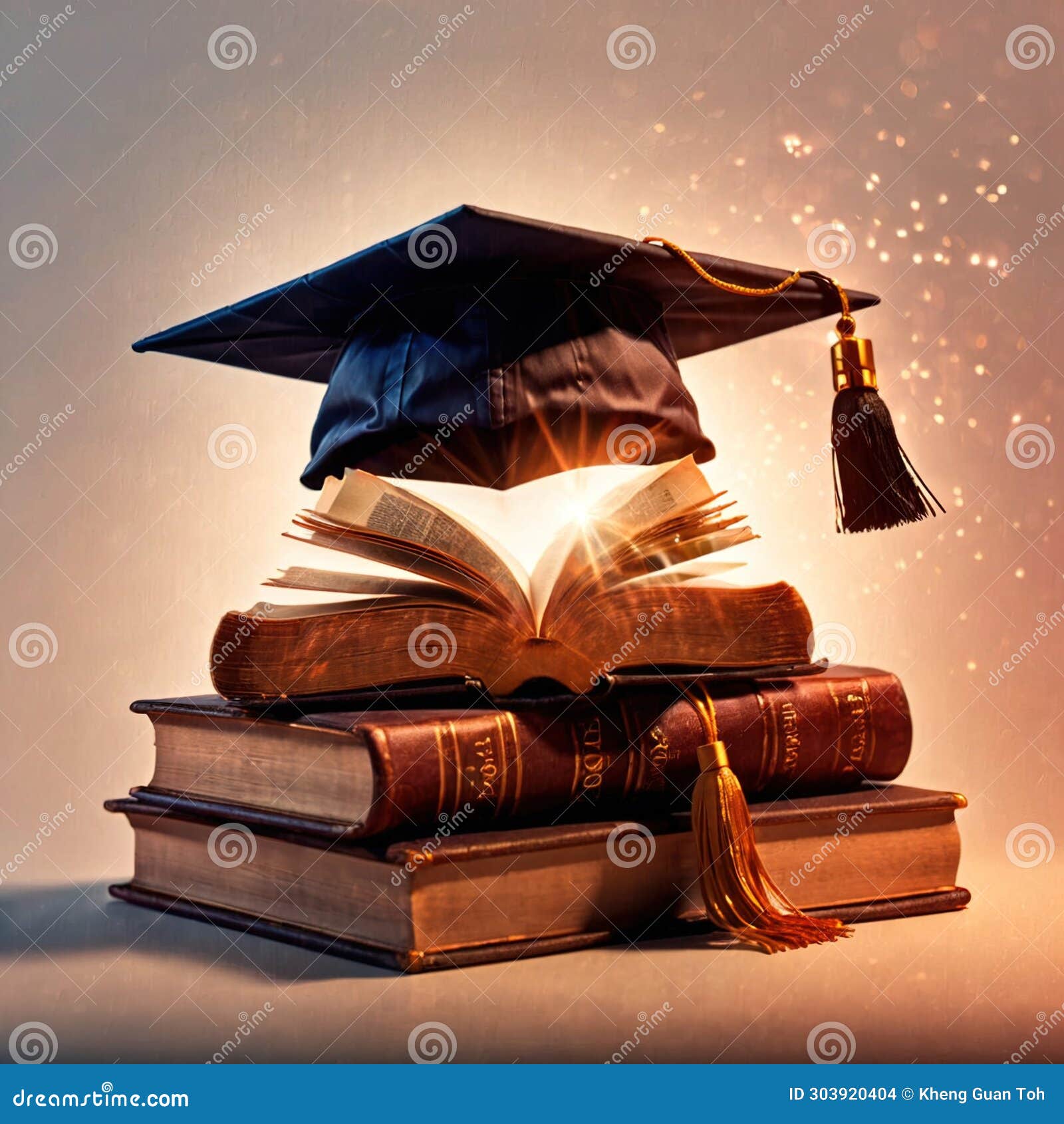 Academic Learning Concept Digital Collage Illustration with Graduate ... Academic Learning Concept Digital Collage Illustration with Graduate ...