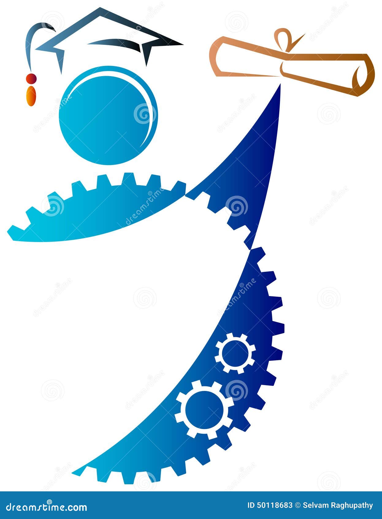 Academic logo stock vector. Illustration of bachelor - 50118683