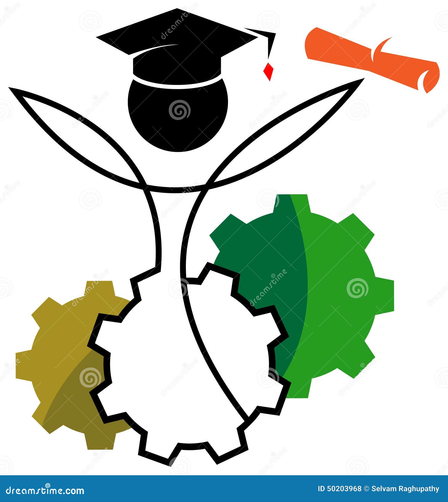 Academic Logo Stock Vector - Image: 50203968