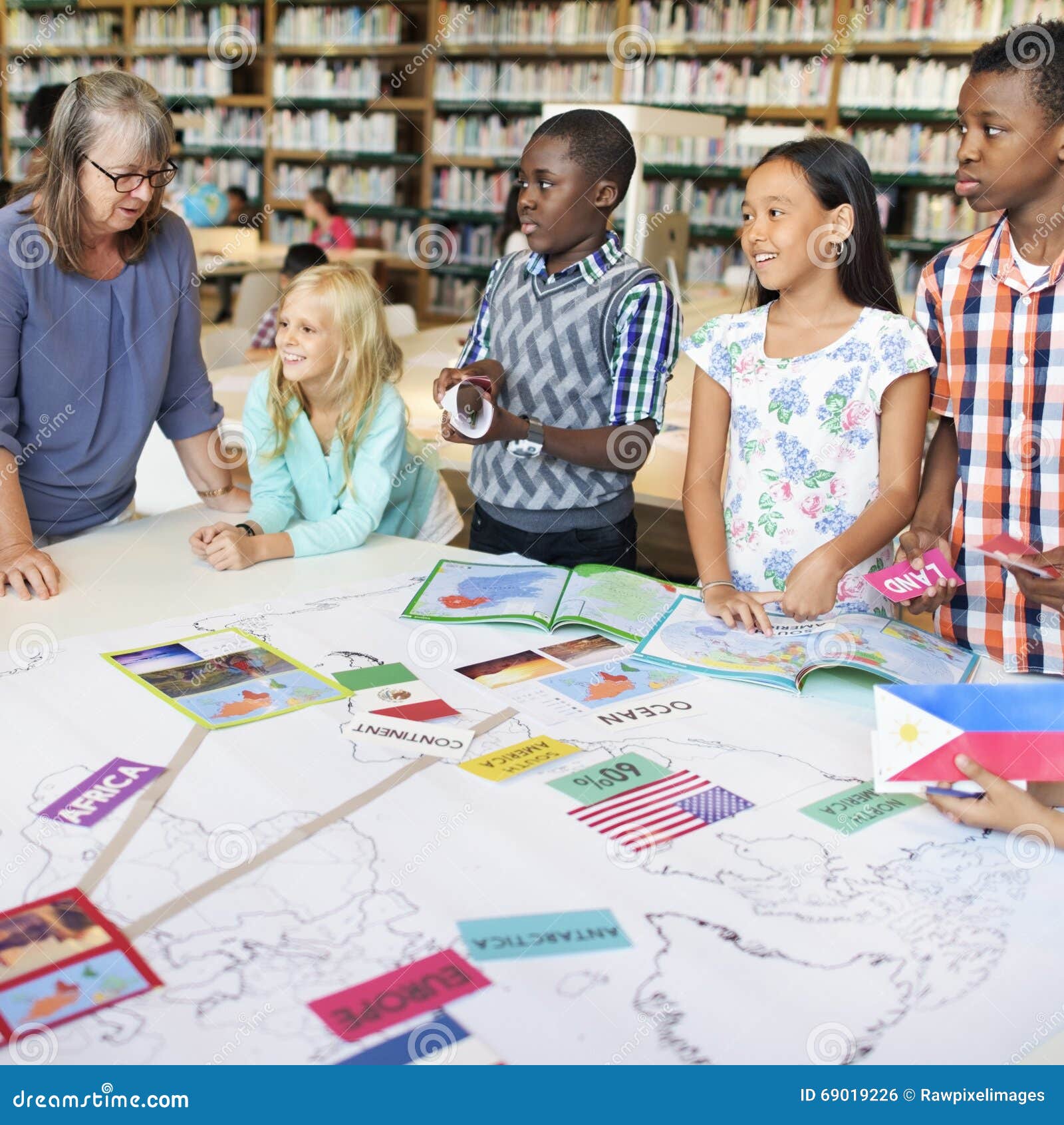 Academic School Children Learning Elementary Concept Stock Photo ...
