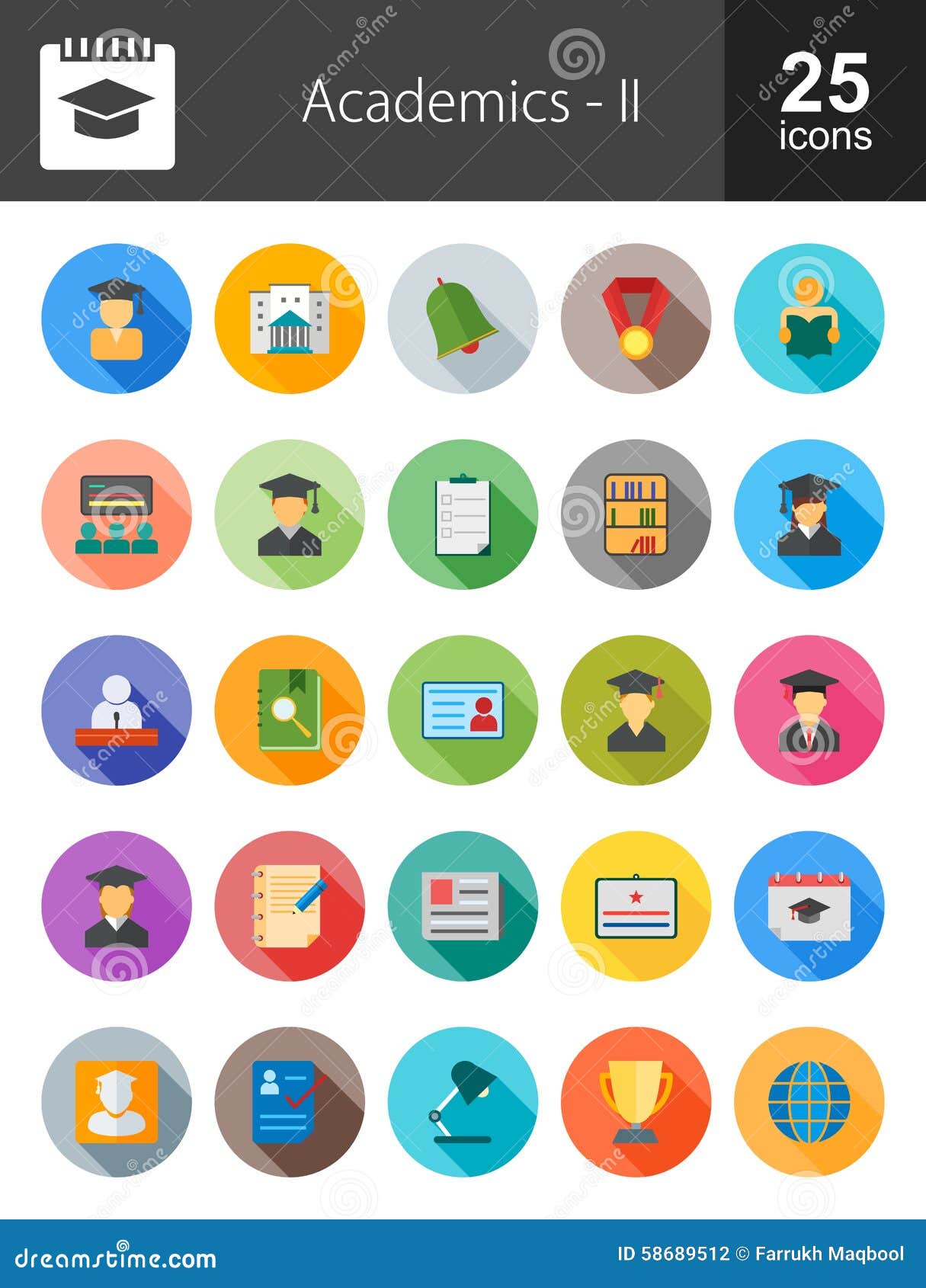 Academics stock vector. Illustration of document, award - 58689512