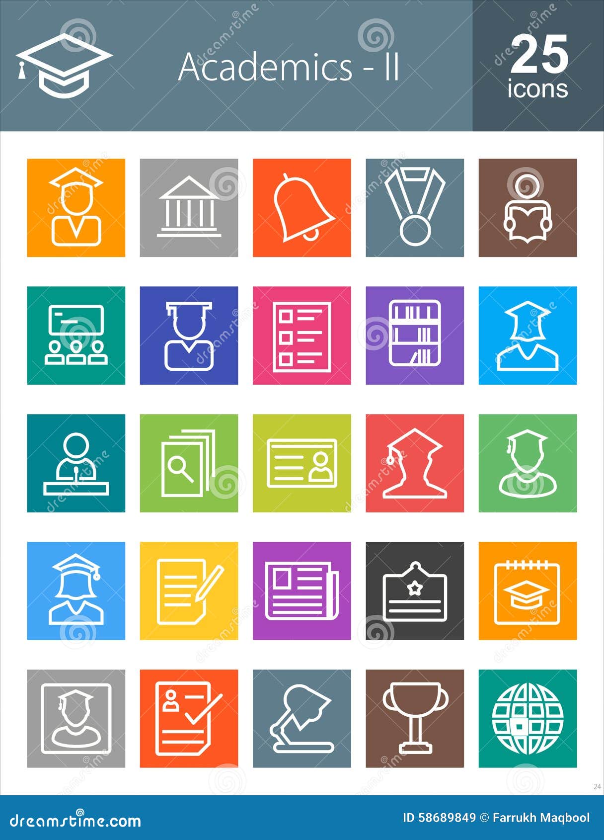 Academics stock vector. Illustration of books, college - 58689849