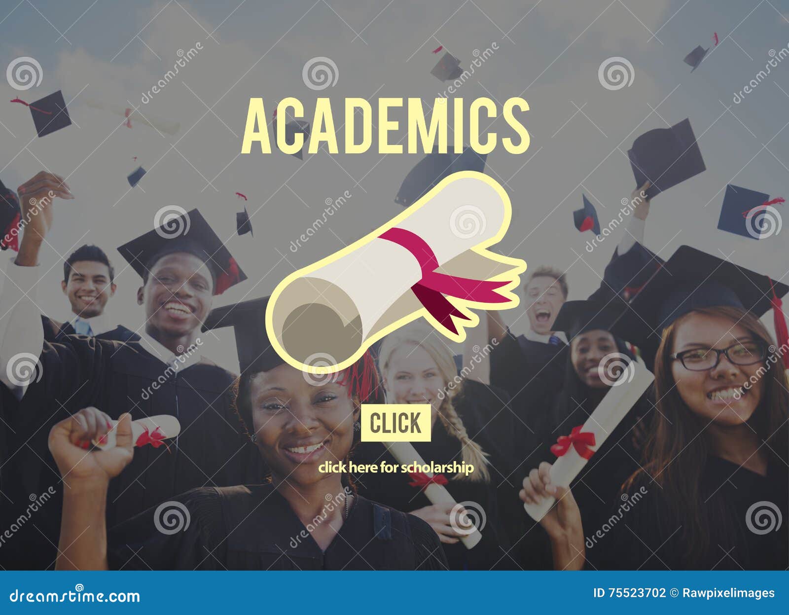 Academics School Education Collage Concept Stock Photo - Image of ...