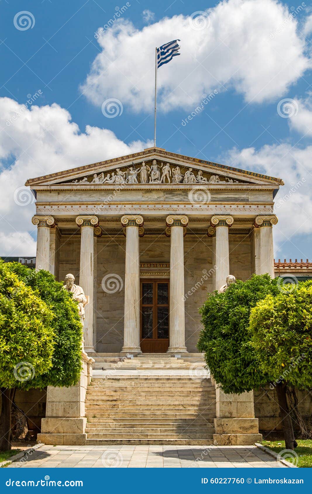Academy of Athens stock photo. Image of plato, mythology - 60227760