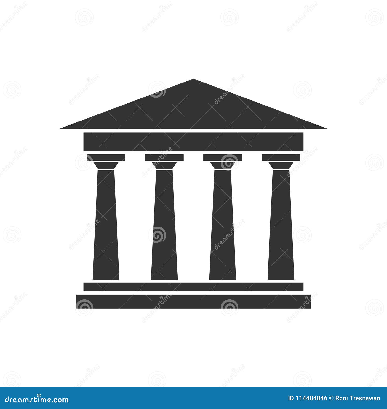 Academy Building Symbol Logo Design Stock Vector - Illustration of ...