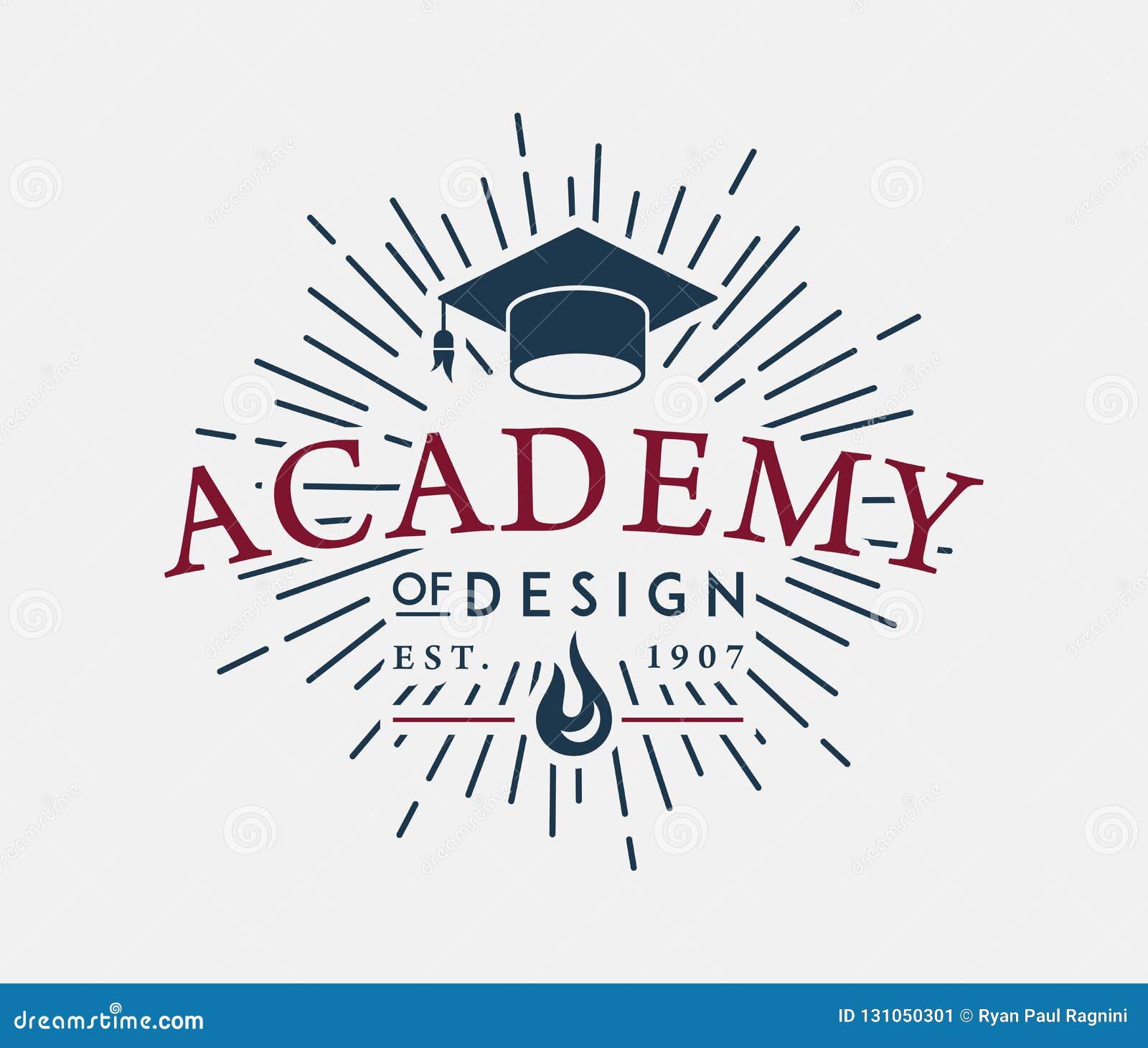 Academy of Design stock illustration. Illustration of decorative ...