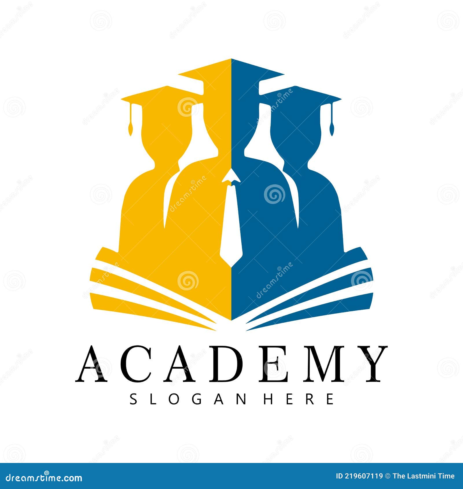 Academy school logo stock vector. Illustration of master - 219607119