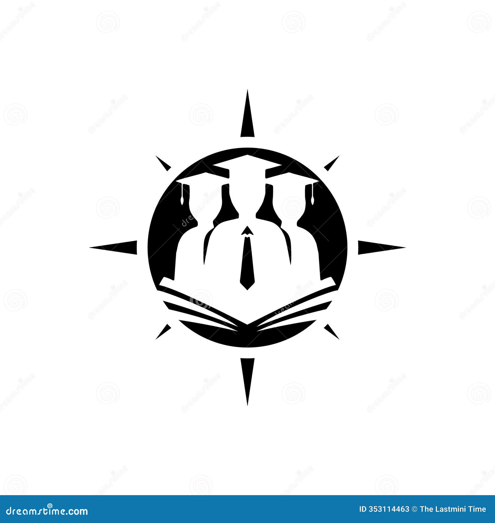 Academy School Logo Design Art Stock Illustration - Illustration of ...