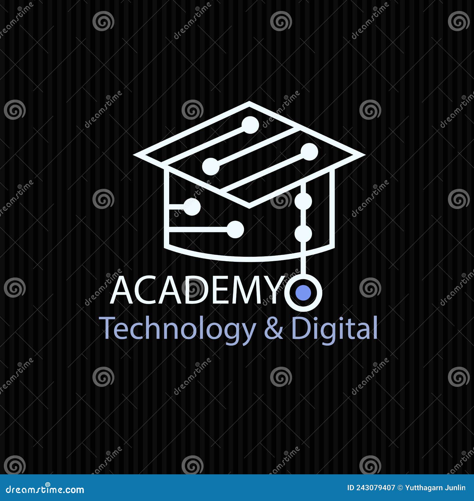 Academy Technology and Digital Logo - Vector Stock Vector ...