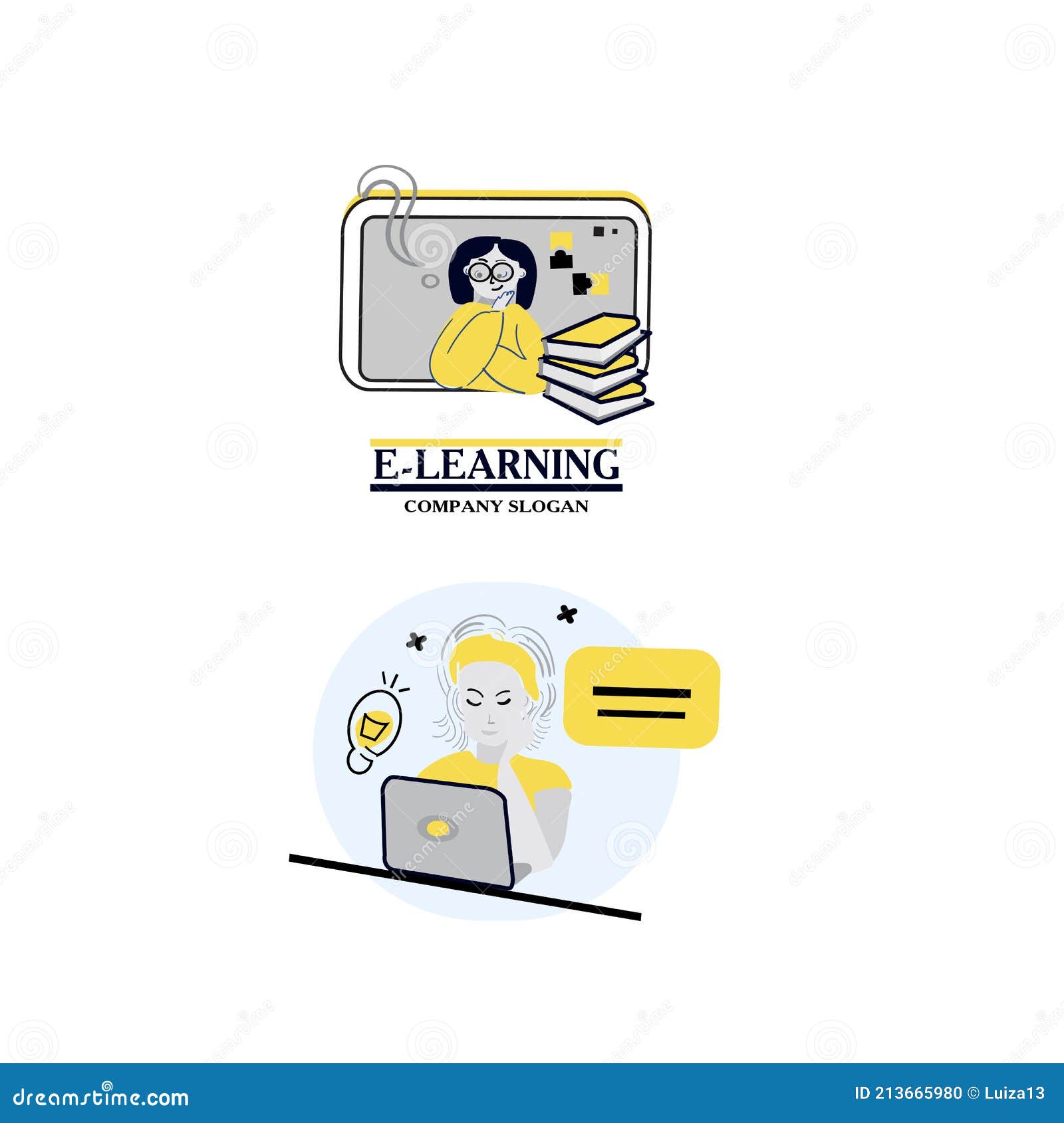 Academy Vector Logo Design Template. Graduated People Stock Vector ...