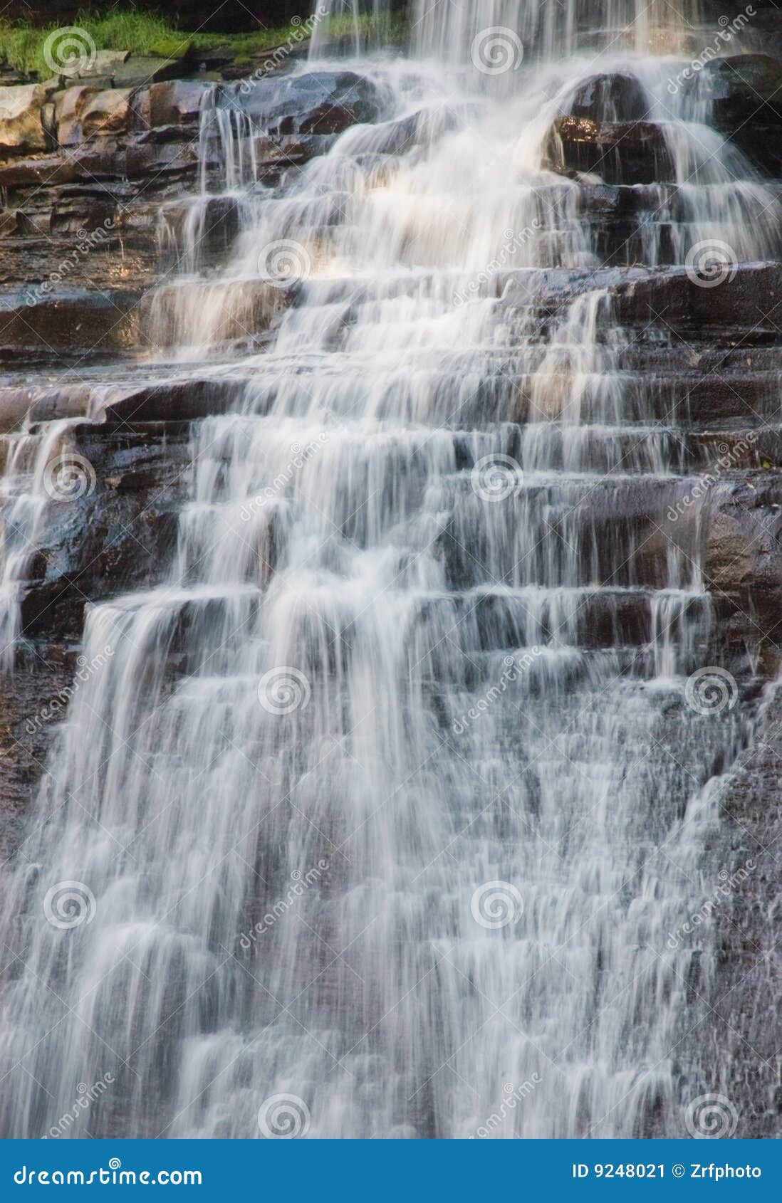 Acadia National Park Waterfall Stock Image - Image of environment ...