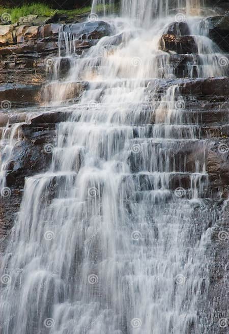 Acadia National Park Waterfall Stock Image - Image of environment ...