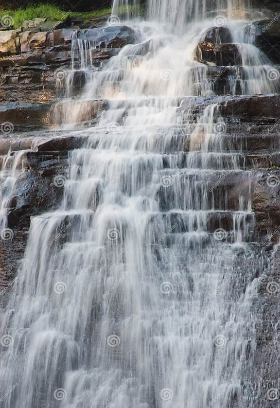 Acadia National Park Waterfall Stock Image - Image of environment ...