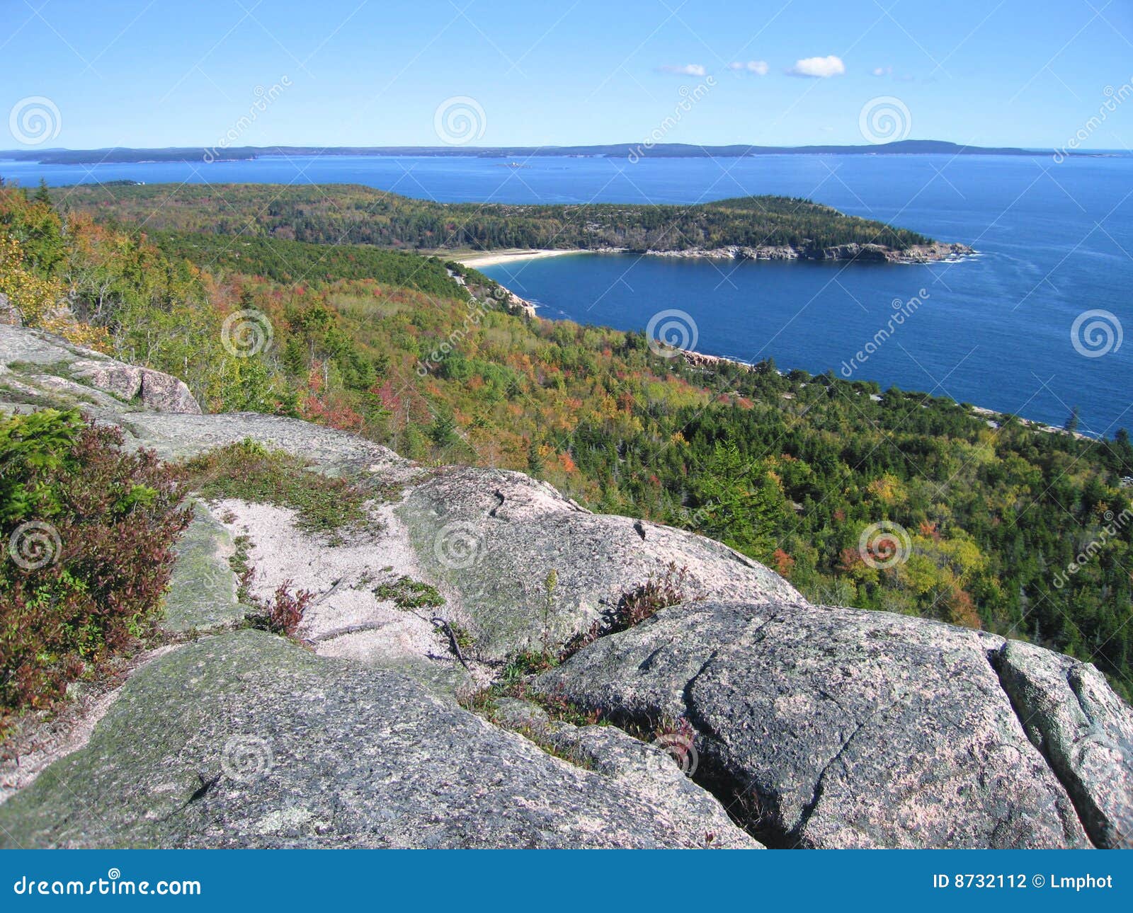 Acadia Ocean View stock photo. Image of scene, park, autumn - 8732112