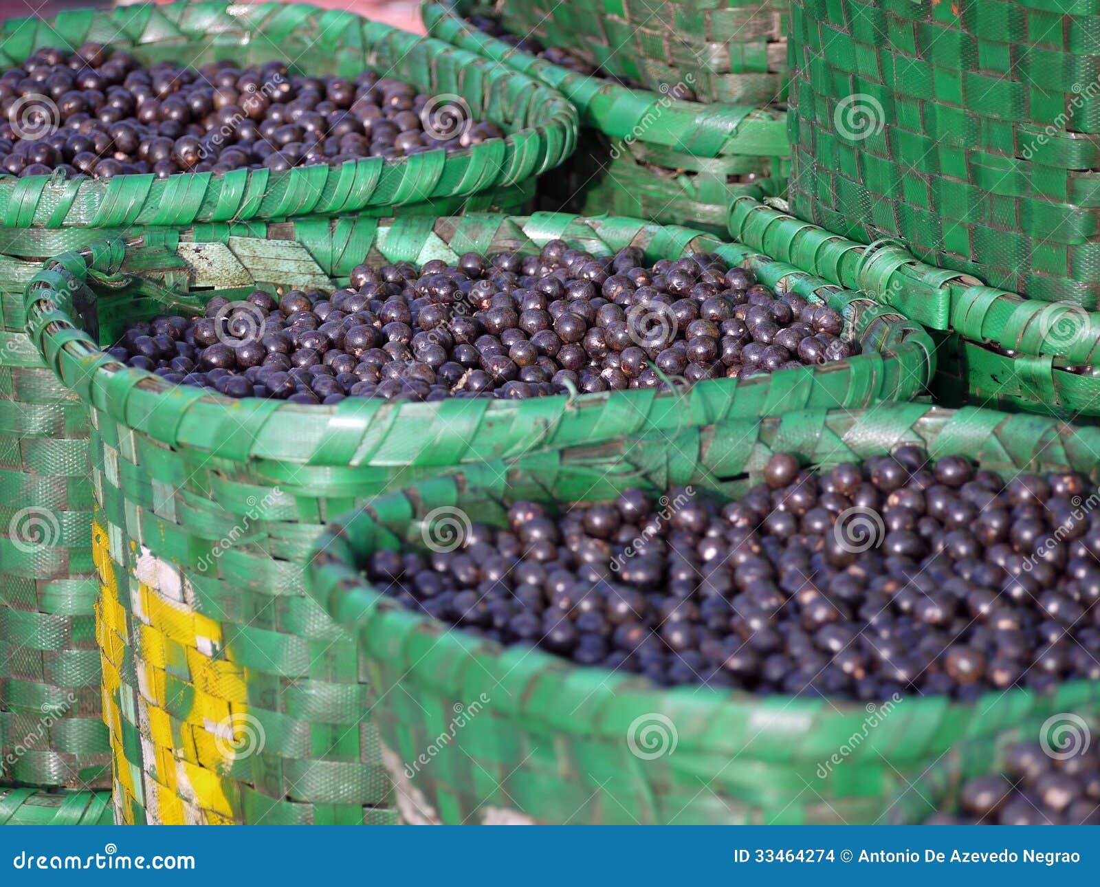 Acai In Baskets Royalty-Free Stock Photography | CartoonDealer.com ...