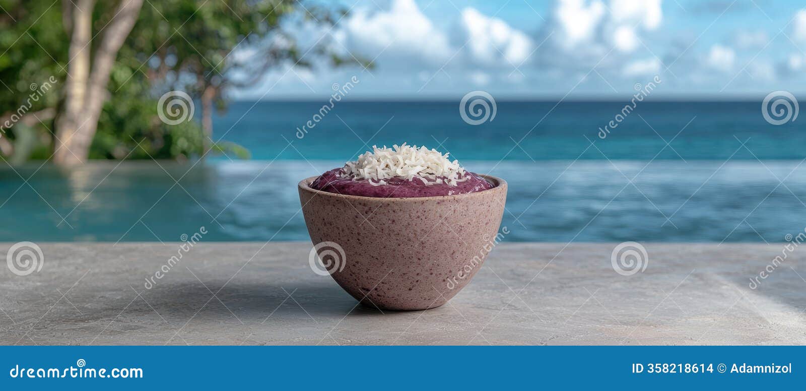 Coconut Acai Berry Stock Illustration | CartoonDealer.com #318160537