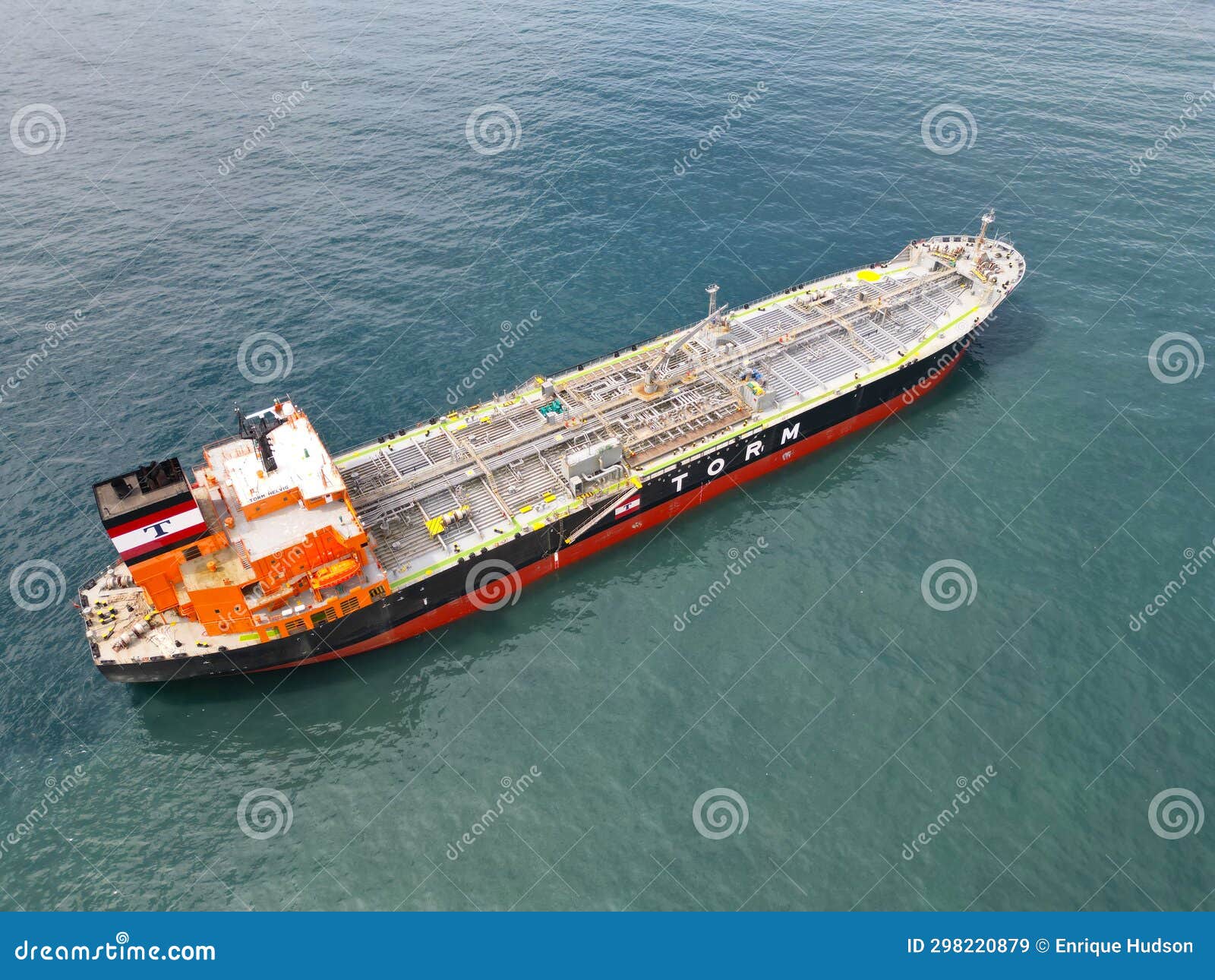 Diagonal Composition: Aerial Image of Cargo Ship in Acapulco Bay ...
