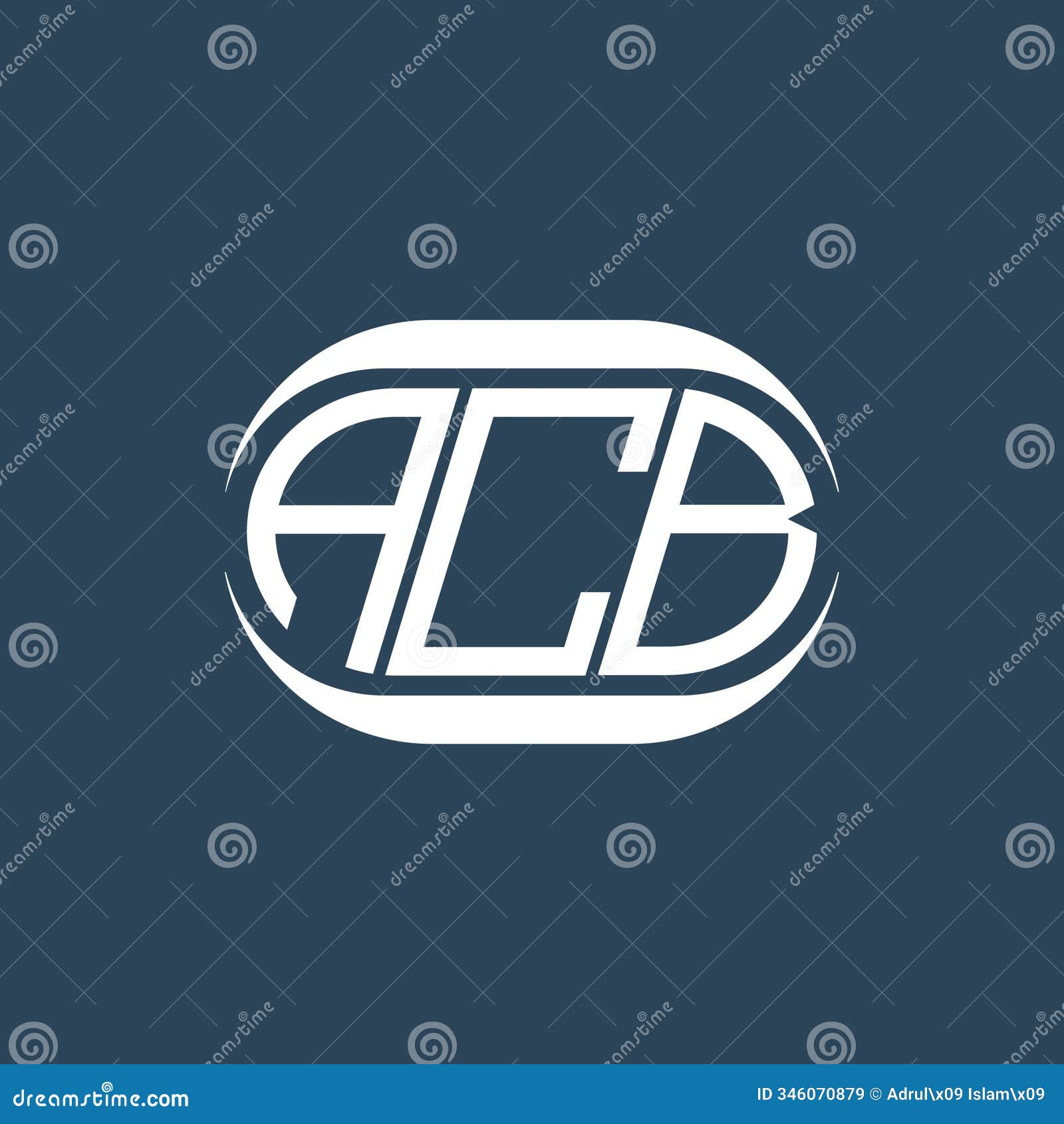 ACB Abstract Monogram Logo Design. ACB Monogram Unique Modern Flat ...