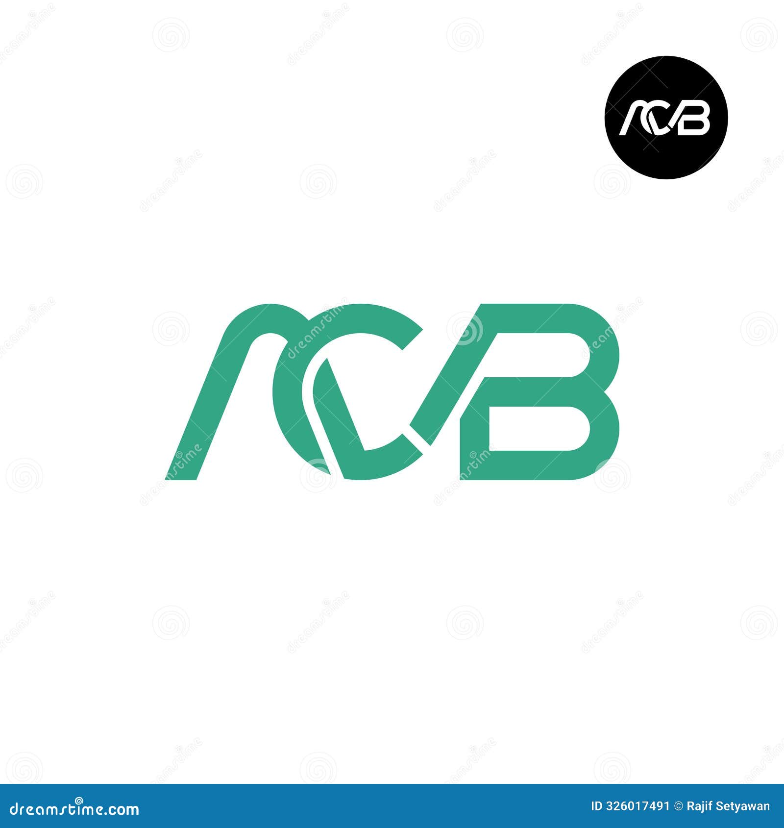 ACB Logo Letter Monogram Design Stock Vector - Illustration of letters ...
