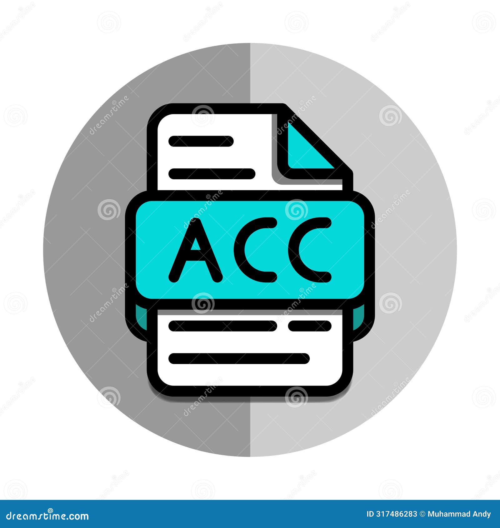 Acc File Data Icons. Document Files Programming Format Symbol Icon ...