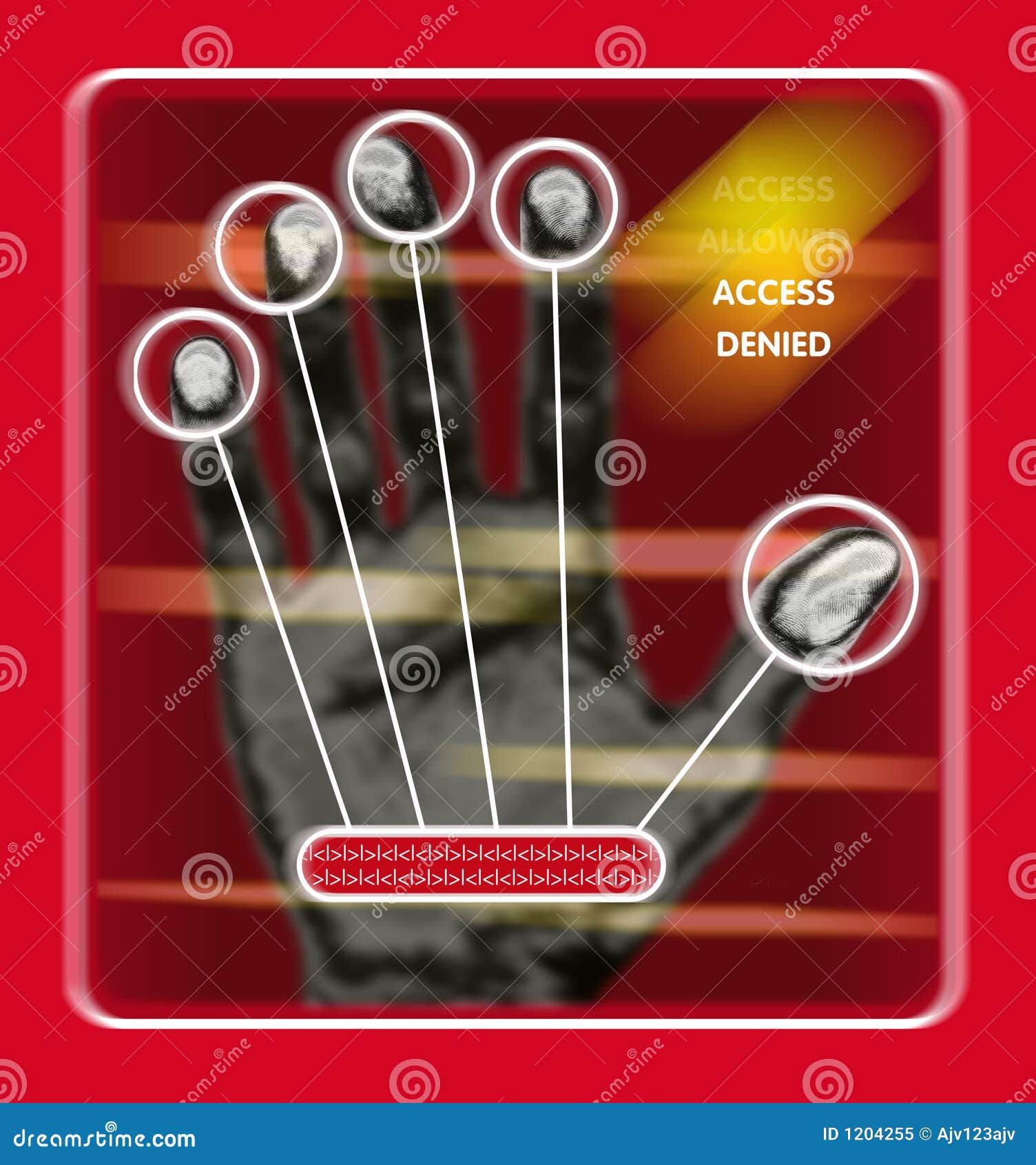 Accedi a Assegnato O Negato Illustrazione Vettoriale - Illustrazione di ...