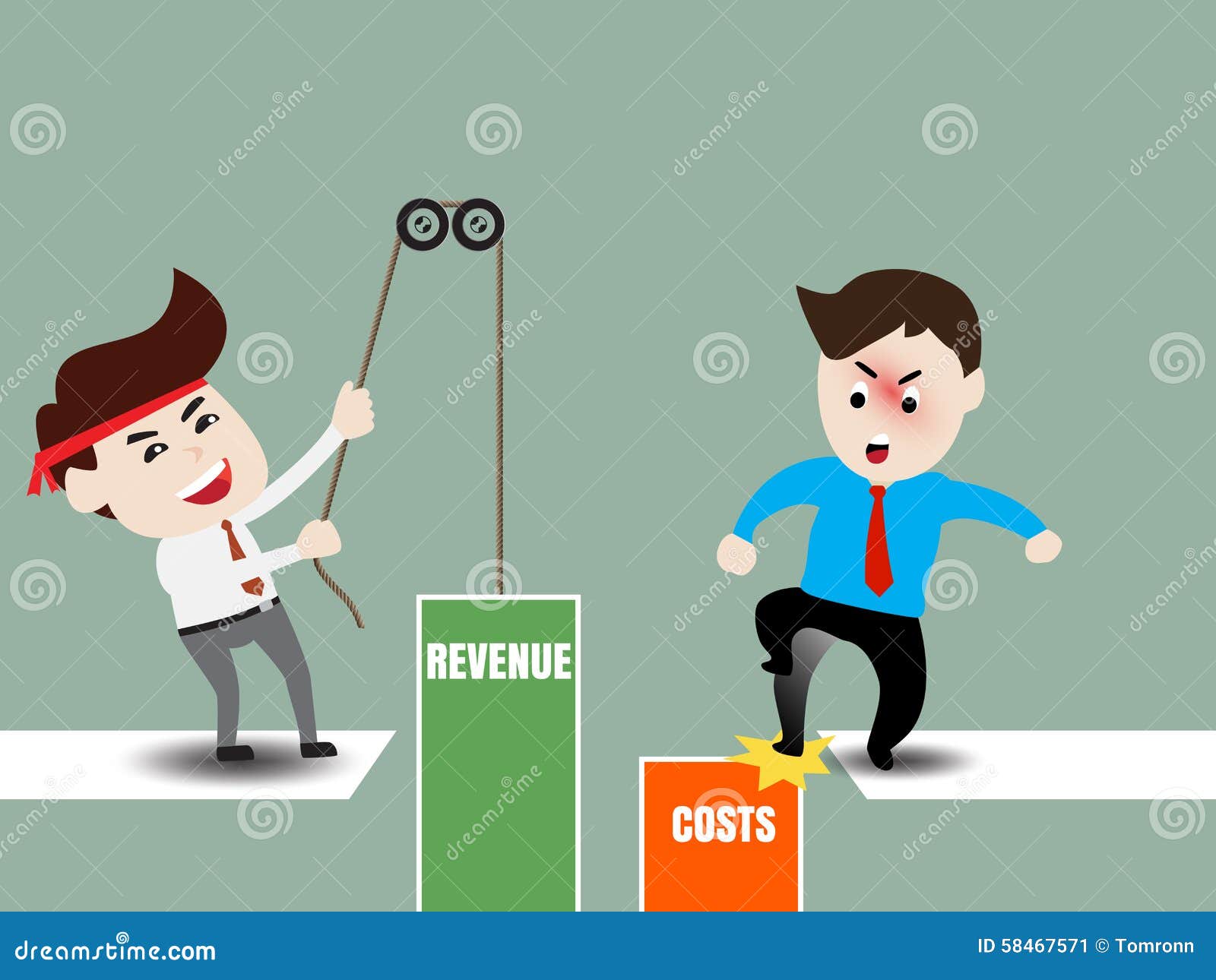 Accelerate business growth stock vector. Illustration of chart - 58467571