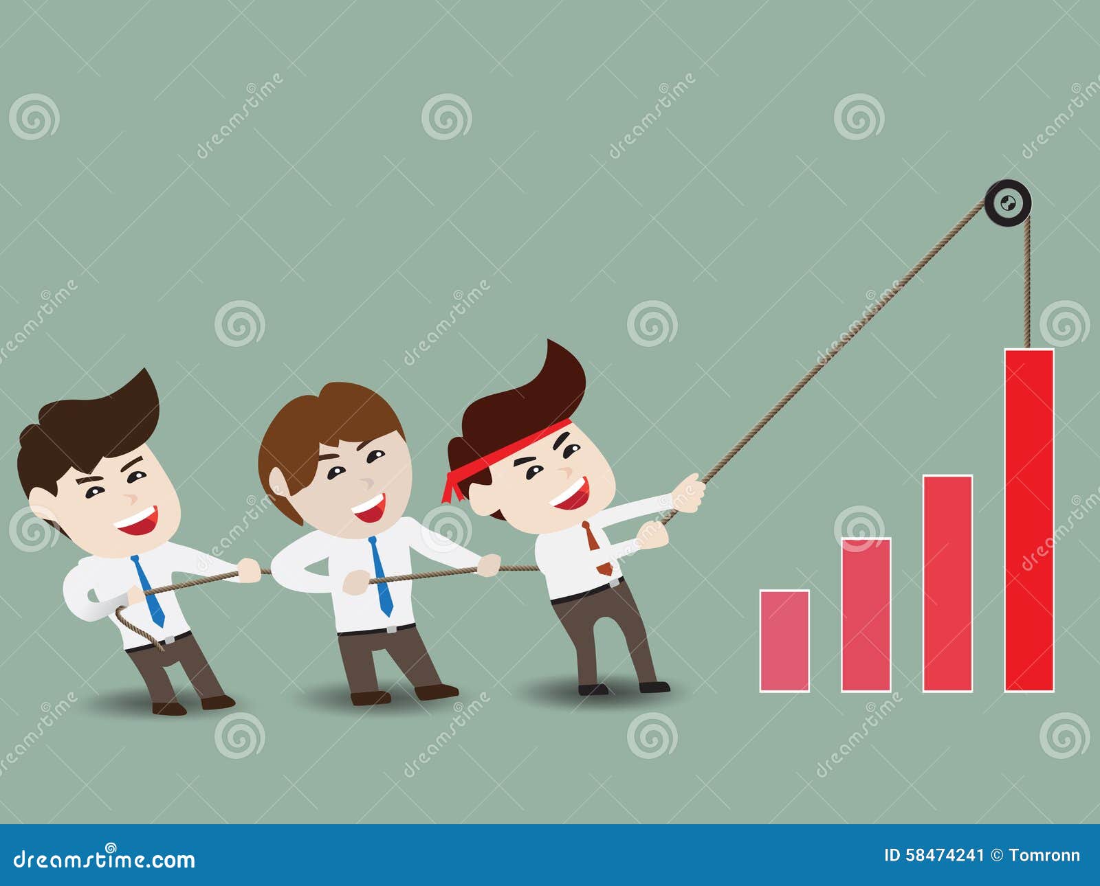 Accelerate business growth stock vector. Illustration of financial ...